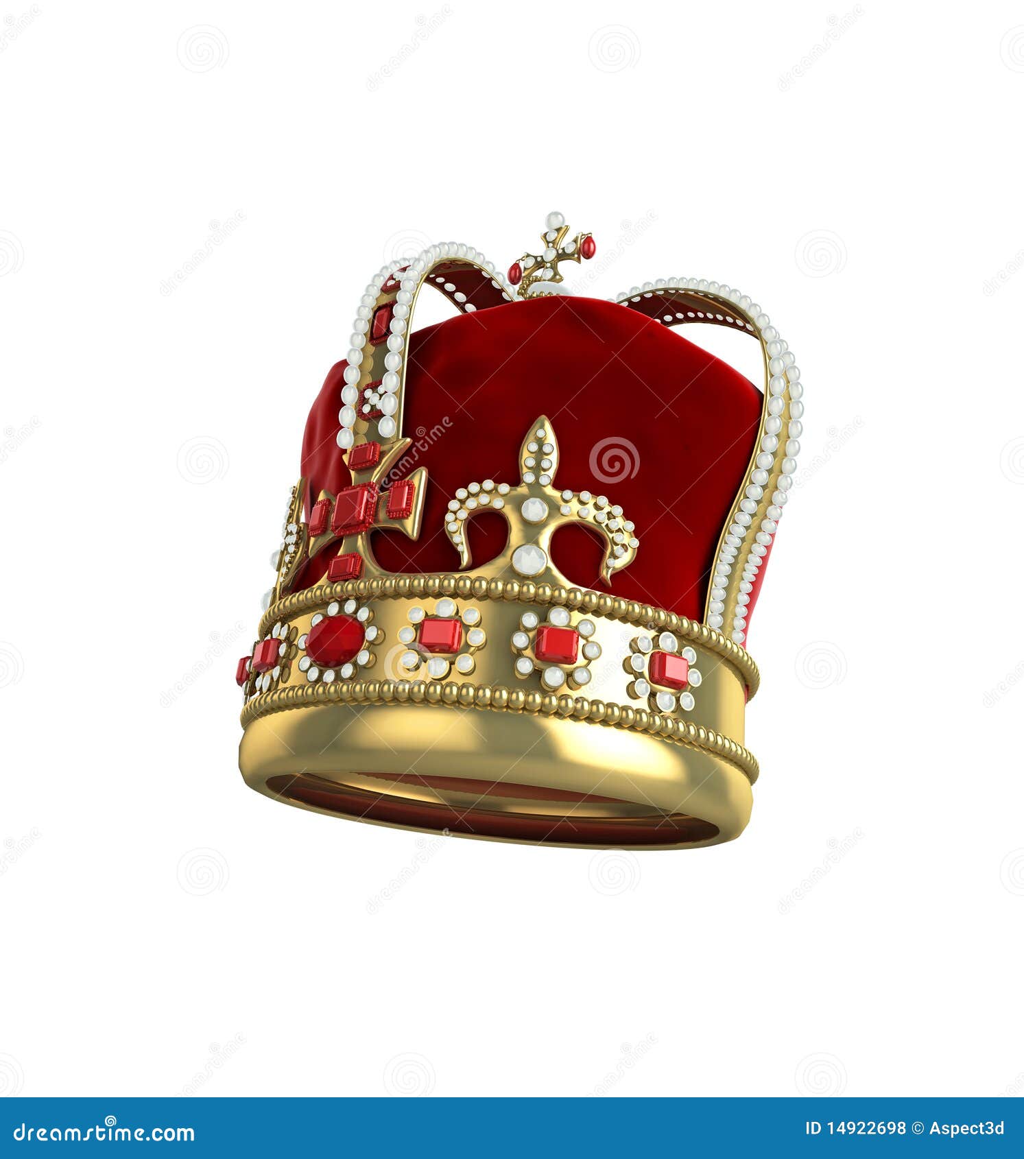 Crown side view stock illustration. Illustration of decoration - 14922698