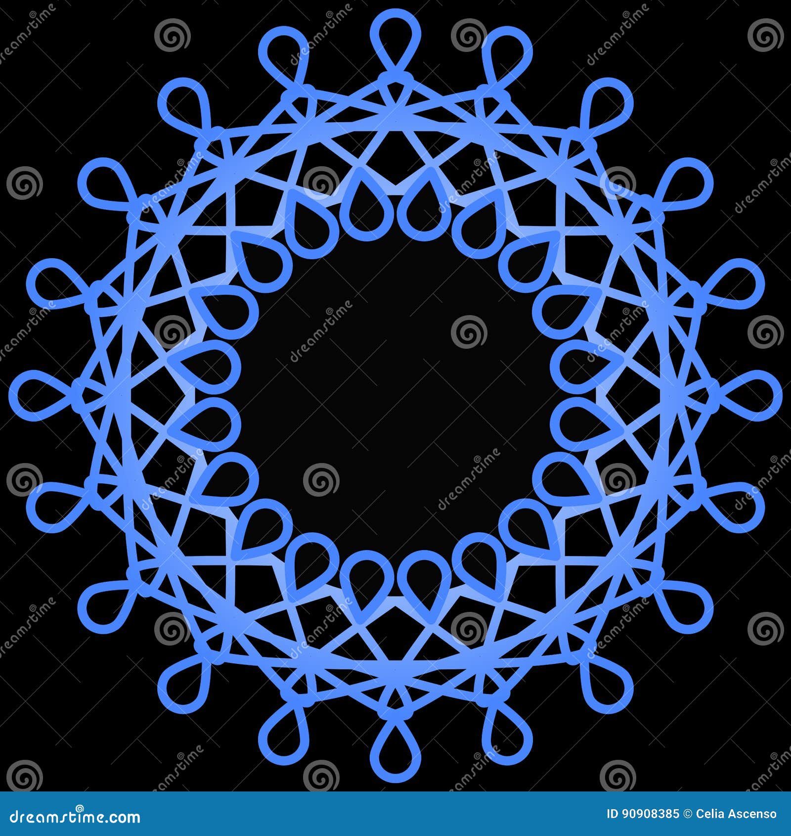 Spikes Red Hot Border Frame Stock Photography | CartoonDealer.com ...