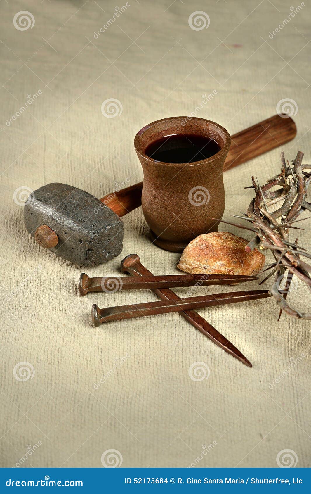 Communion Nails And Crown Of Thorns Royalty-Free Stock Photography ...