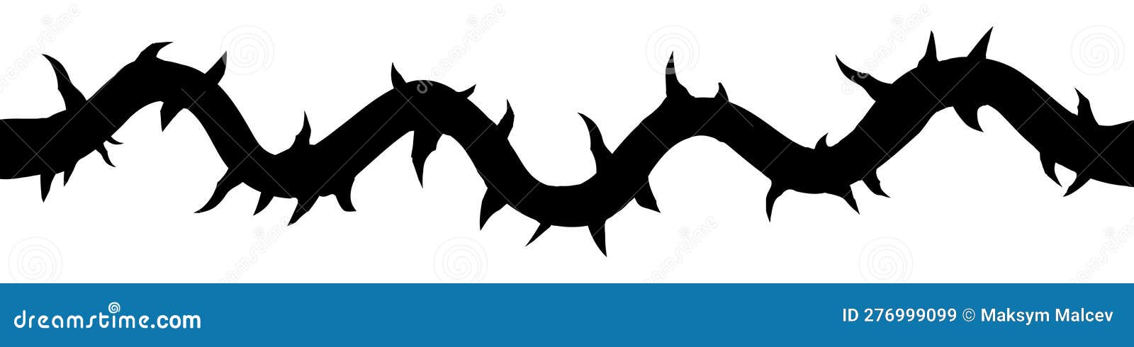 Crown of Thorns Sign Symbol. Vector Illustration Isolated on Background ...