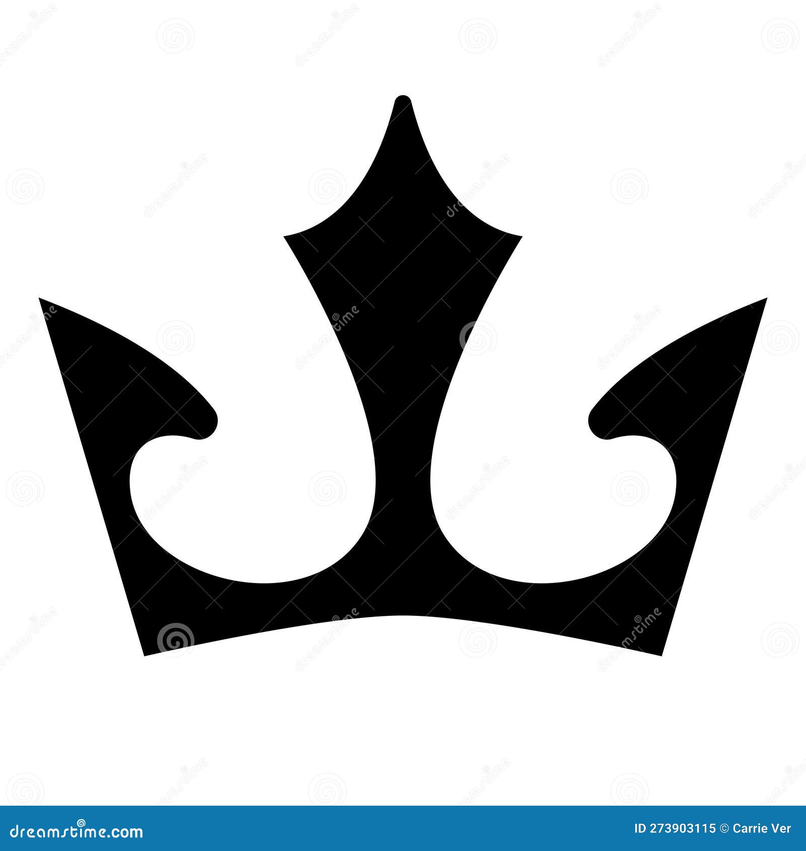 Crown Vector Icon Design. Simple Crown Flat Icon Stock Illustration ...