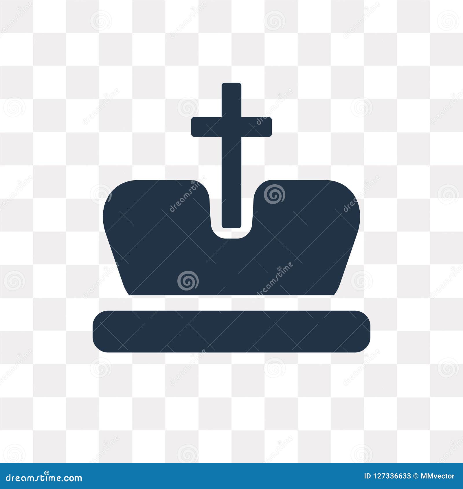 Crown Vector Icon Isolated on Transparent Background, Crown Tra Stock ...