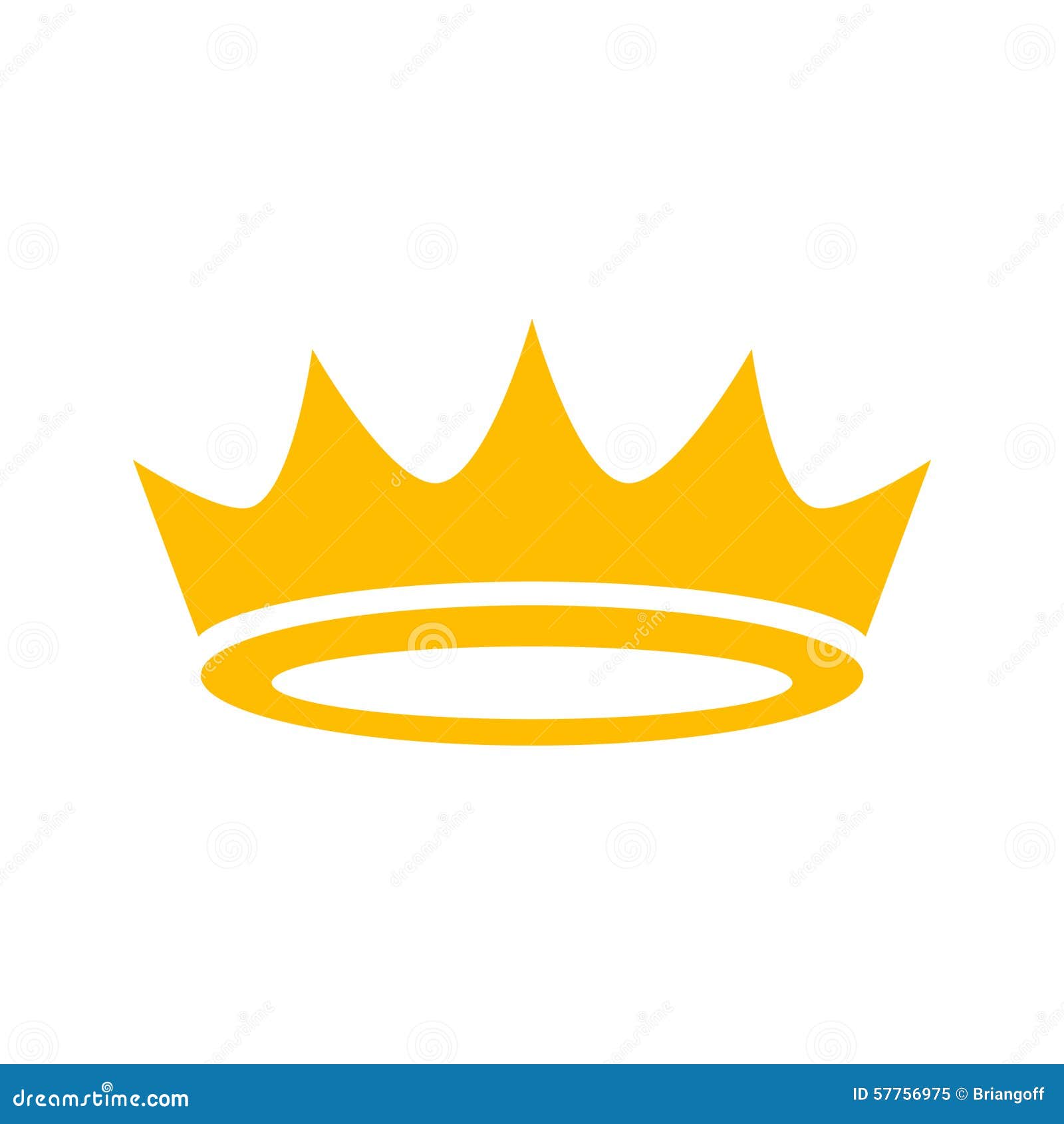 Crown Icon In Trendy Flat Style Isolated On White Background. Luxury ...