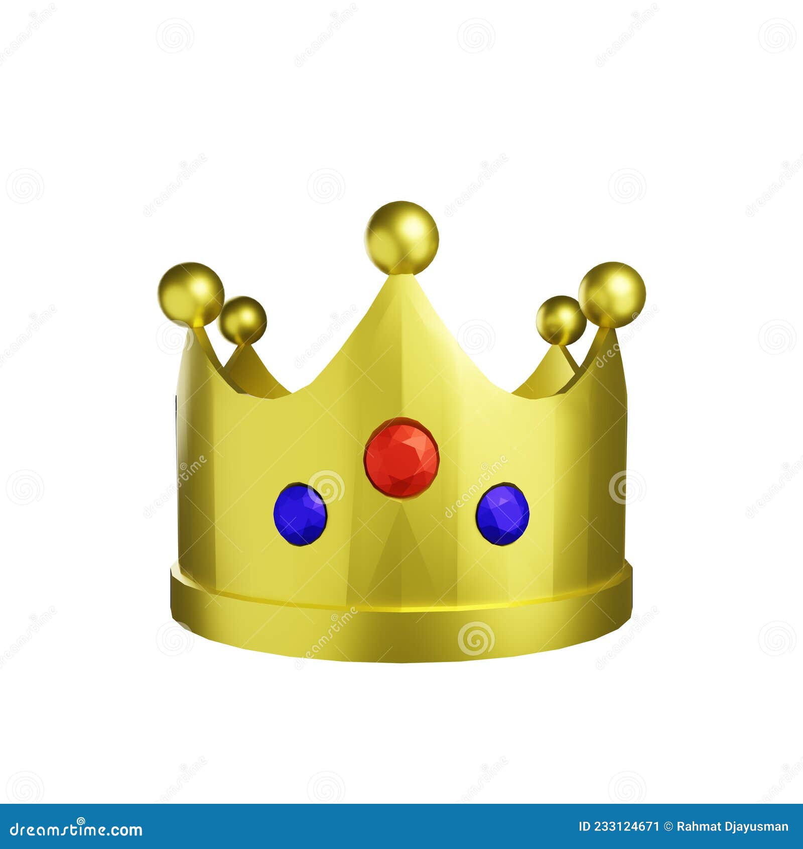 Crown Yellow Design Illustration Stock Illustration - Illustration of ...