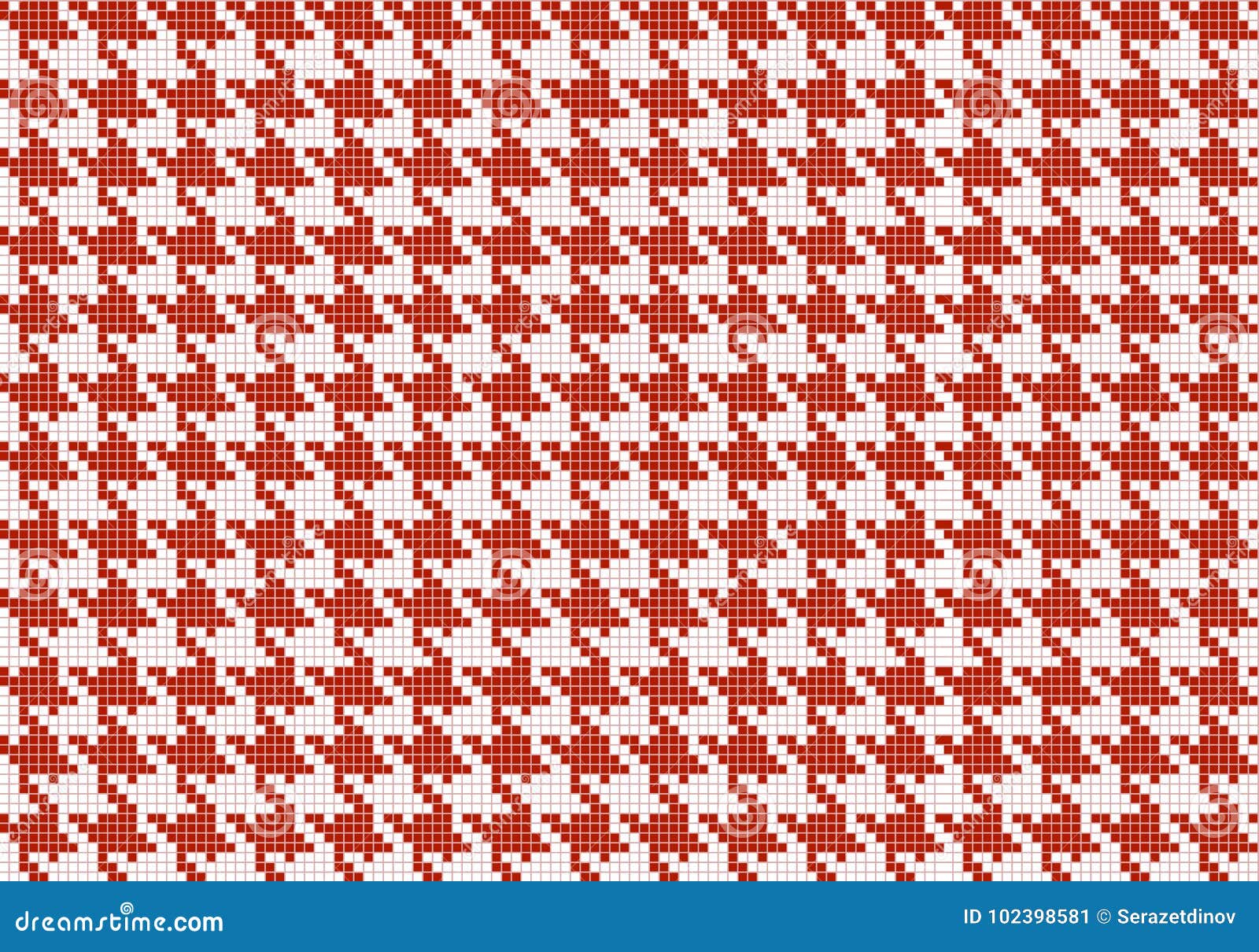 Crows Foot Pattern From Pixels. Vector Illustration | CartoonDealer.com ...