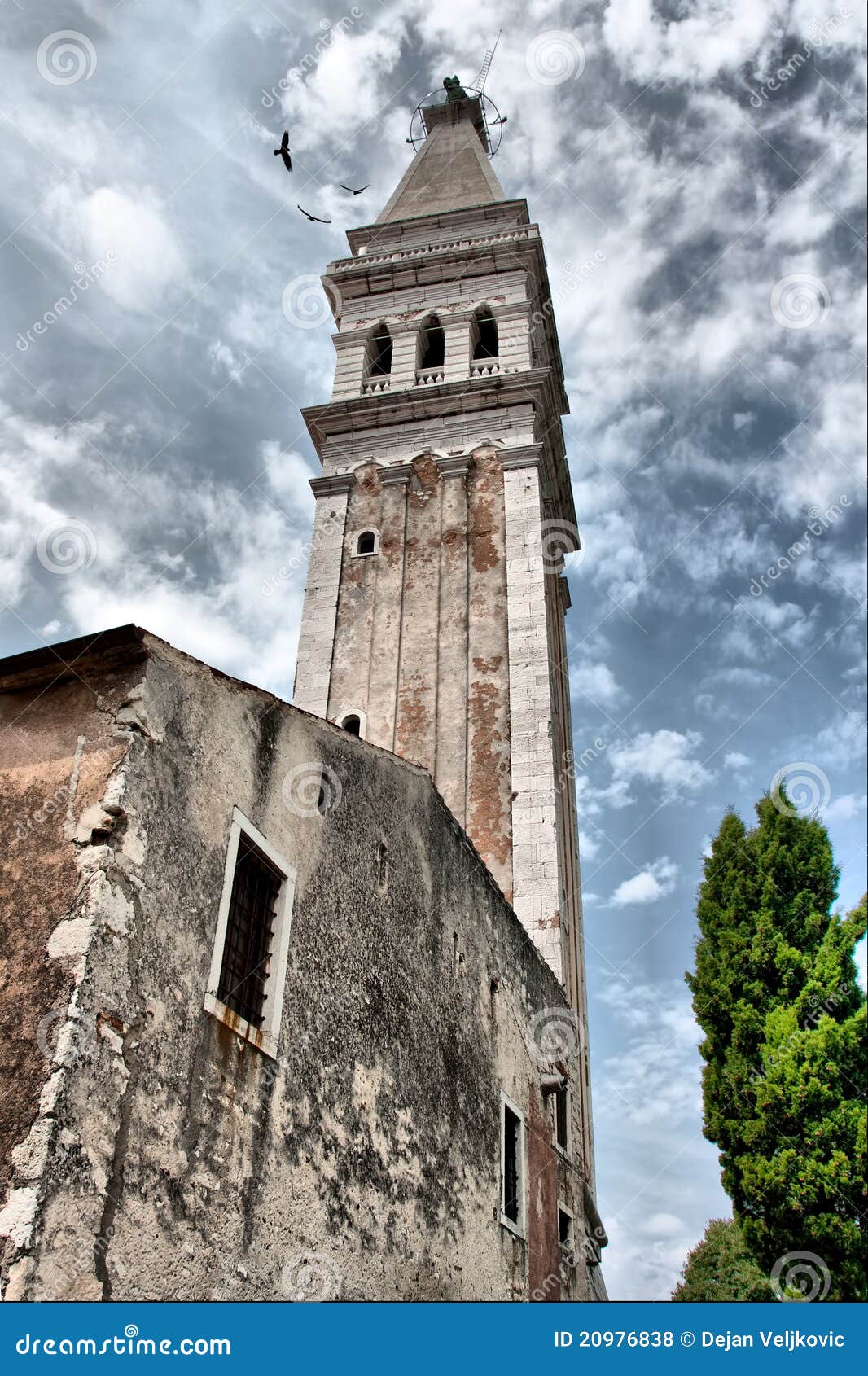 Crows and Old Belfry stock photo. Image of historic, national - 20976838