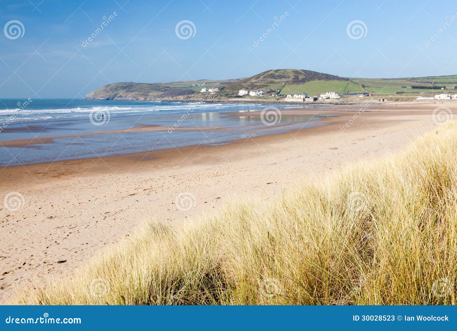 Croyde Devon England UK stock image. Image of coastline - 30028523