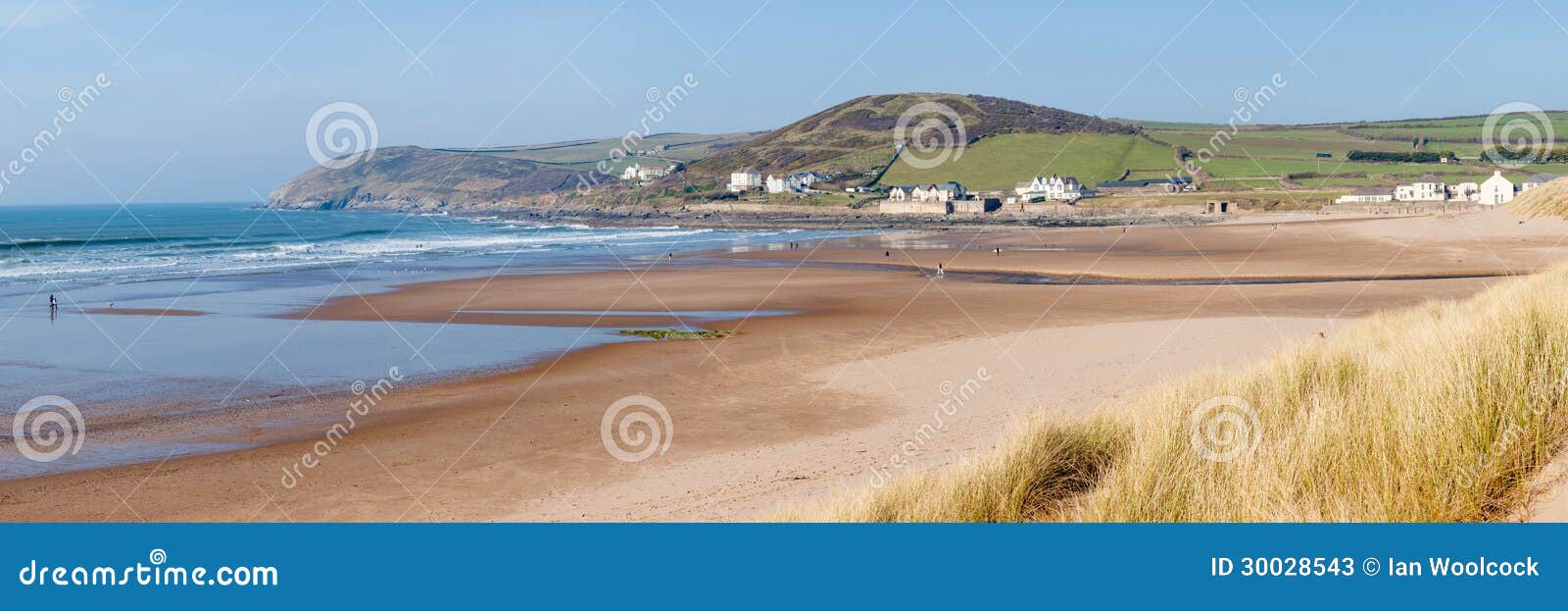 Croyde Devon England UK stock image. Image of panorama - 30028543