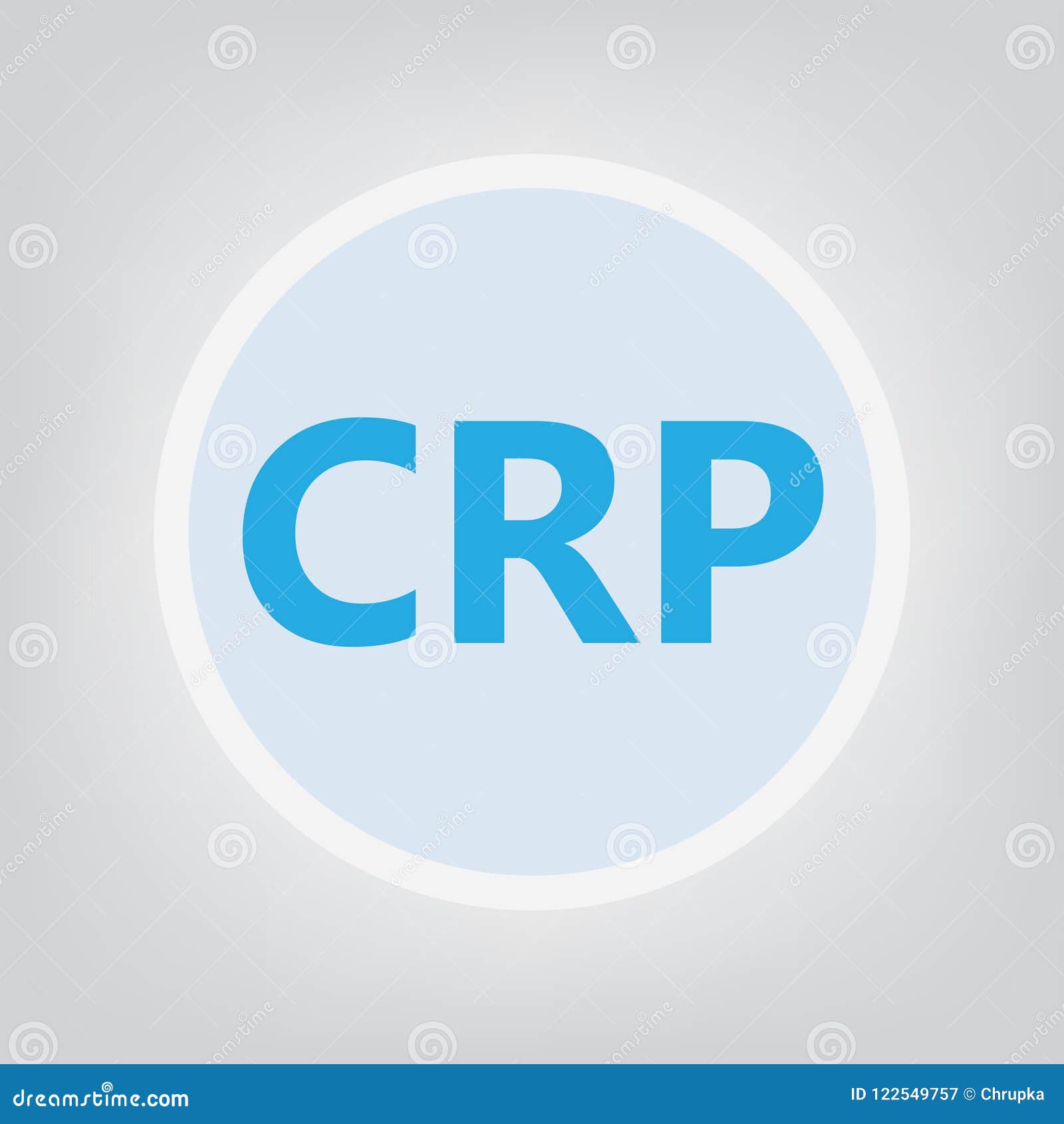 CRP C-reactive Protein Concept Stock Vector - Illustration of hospital ...