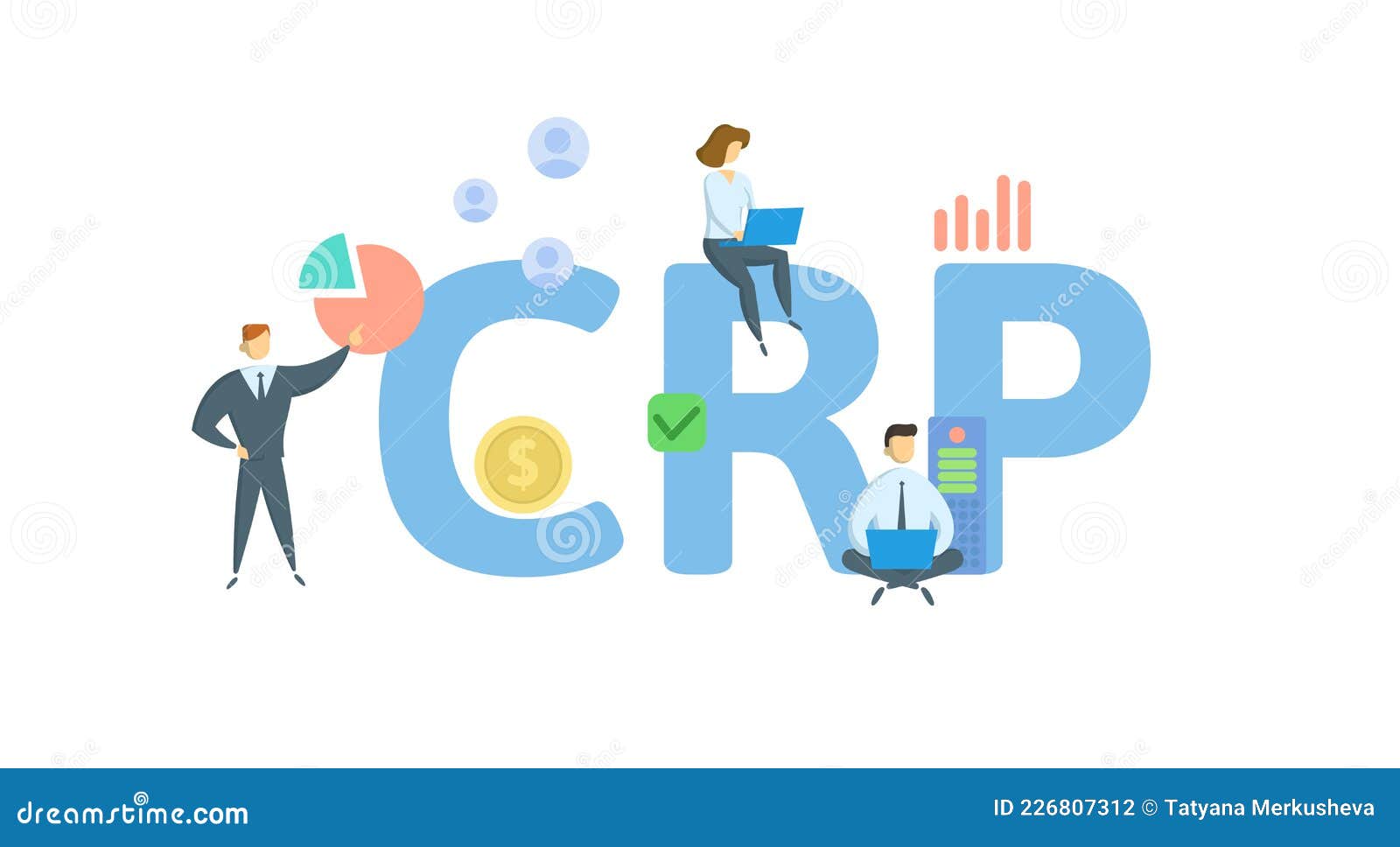 CRP, Conservation Reserve Program. Concept with Keyword, People and ...