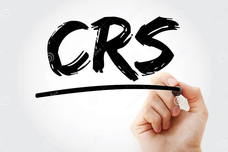 CRS - Central Reservation System Acronym with Marker, Technology ...