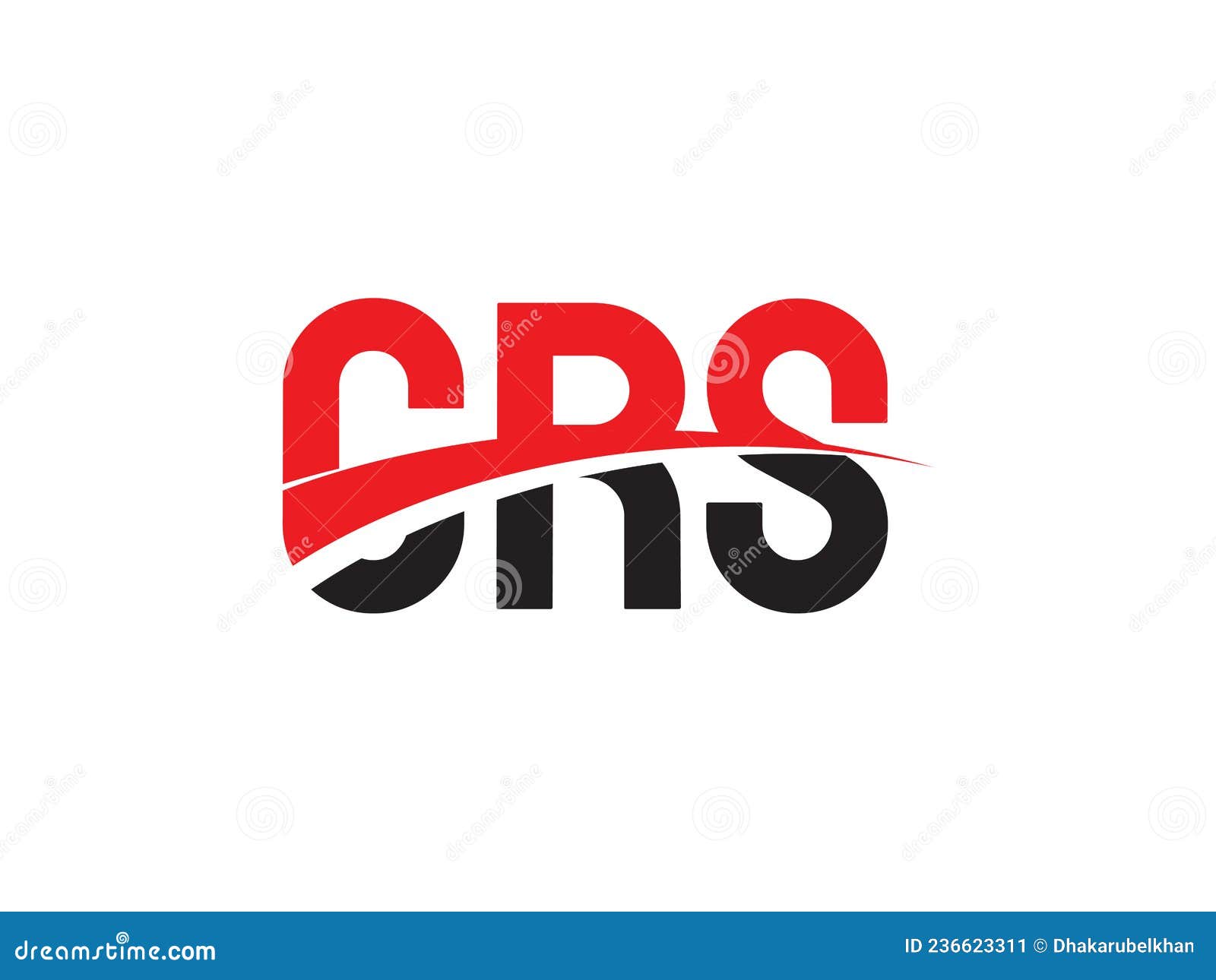 CRS Letter Initial Logo Design Vector Illustration Stock Vector ...