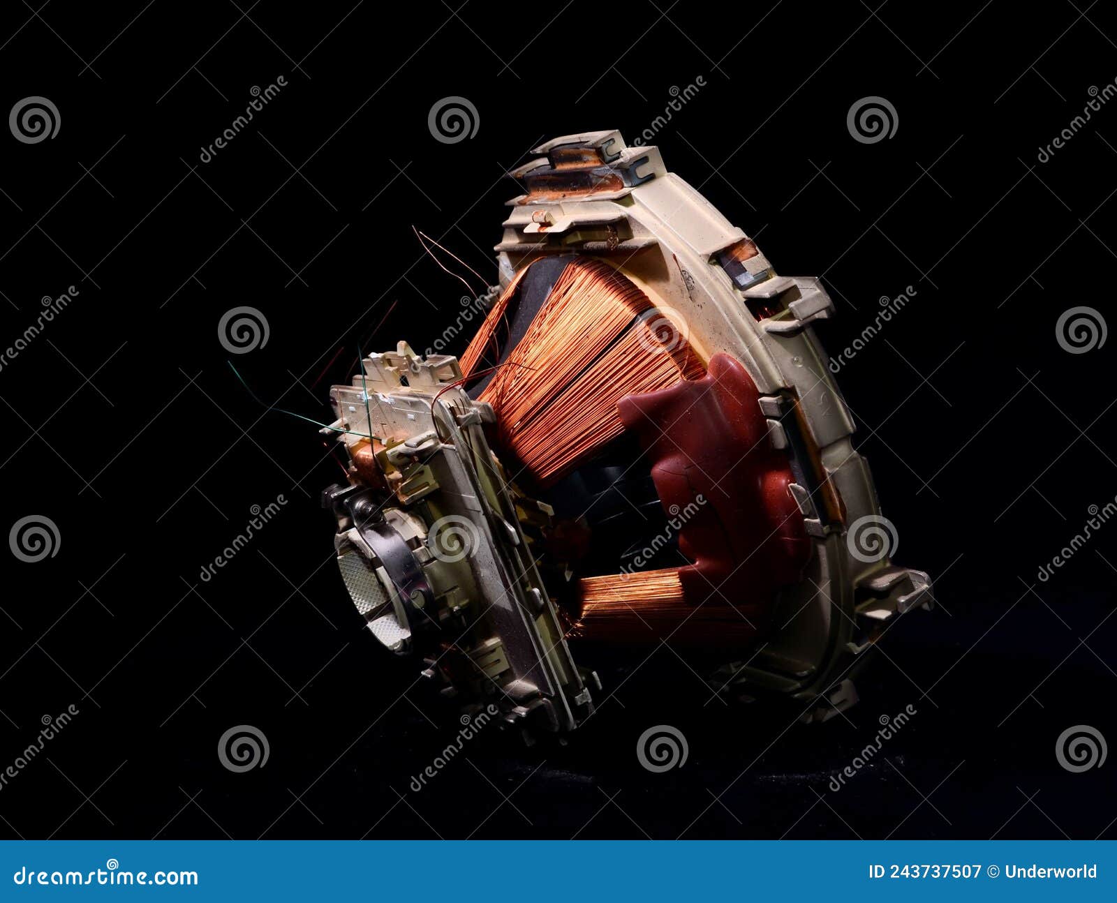 CRT Part stock image. Image of isolated, copper, cathode - 243737507