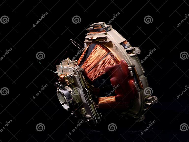 CRT Part stock image. Image of isolated, copper, cathode - 243737507