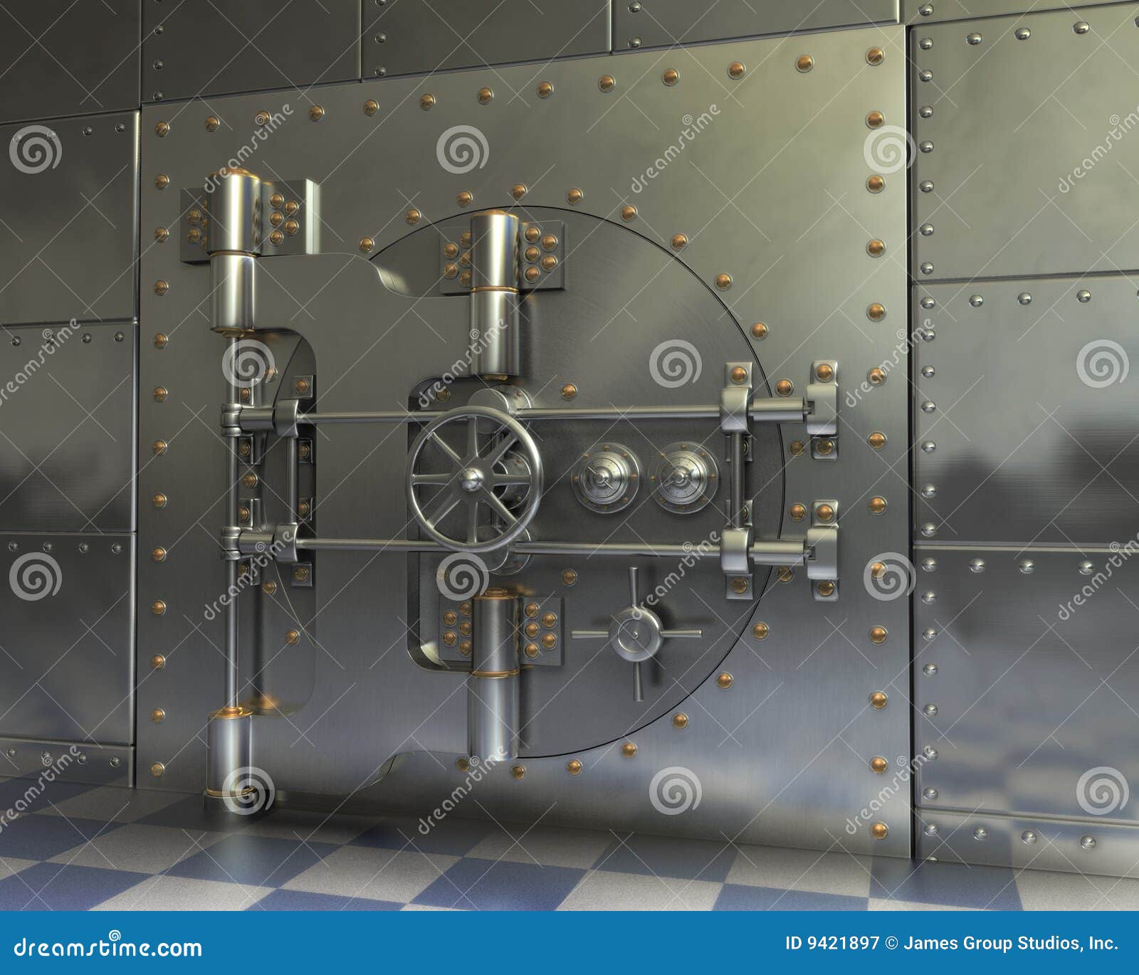 Cru De Coffres Forts Illustration Stock Illustration Du Lourd 9421897