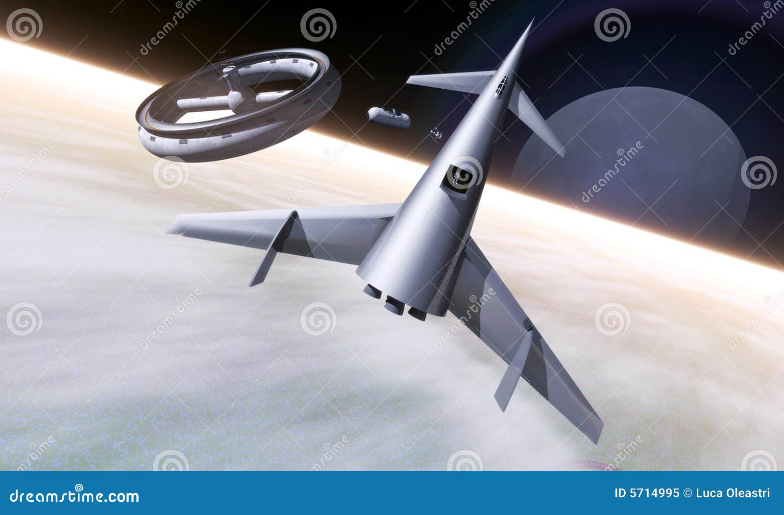 Cru de station spatiale illustration stock. Illustration du détail ...