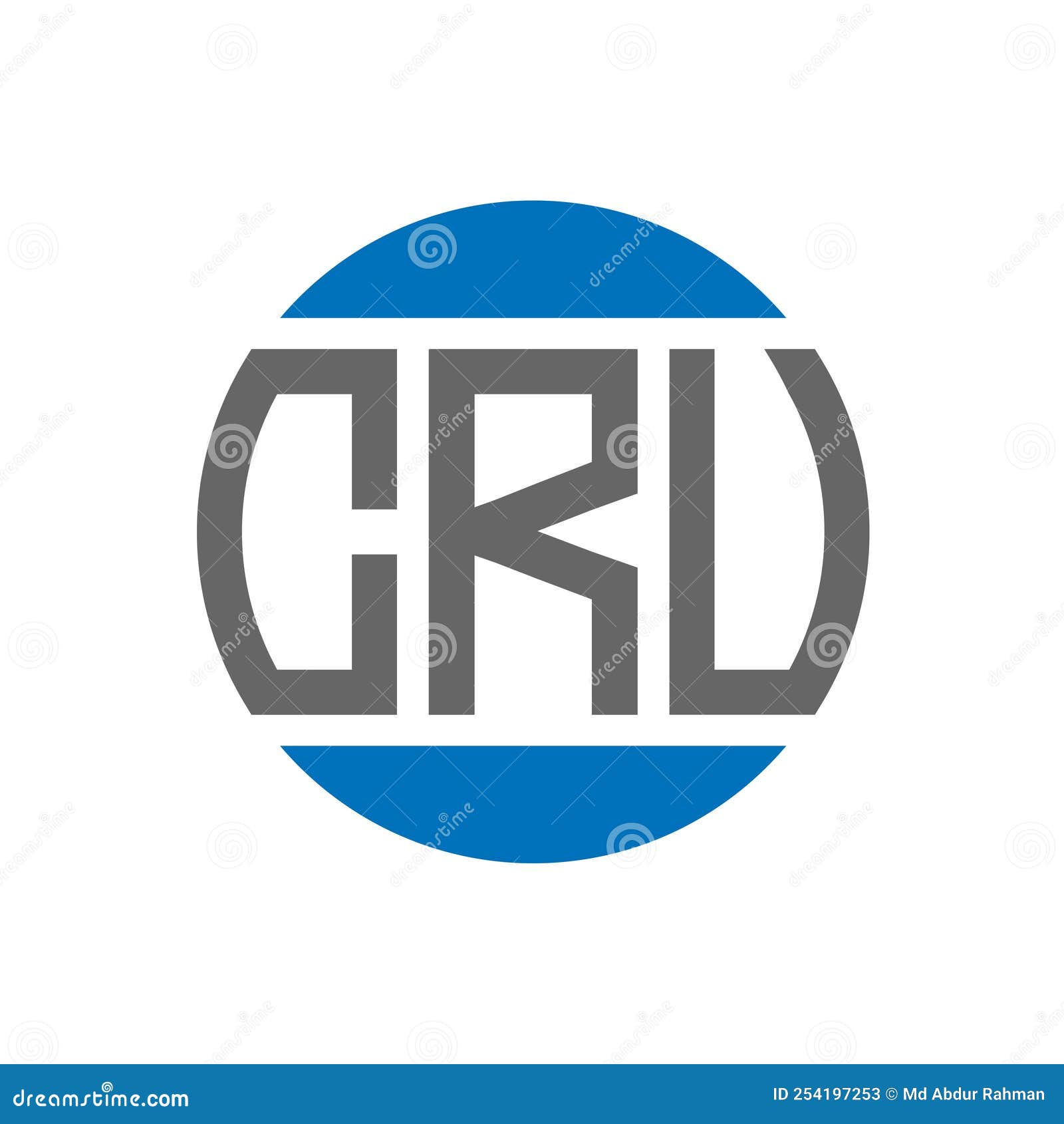 CRU Letter Logo Design On White Background. CRU Creative Initials ...