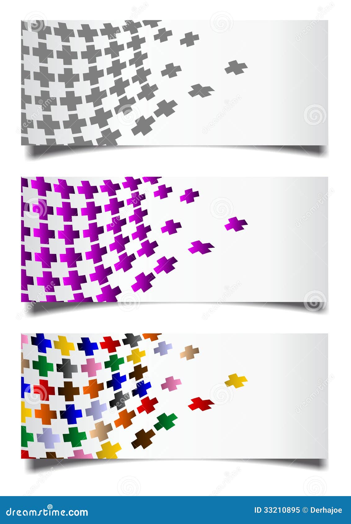 Cruces coloridas stock de ilustración. Ilustración de creativo - 33210895