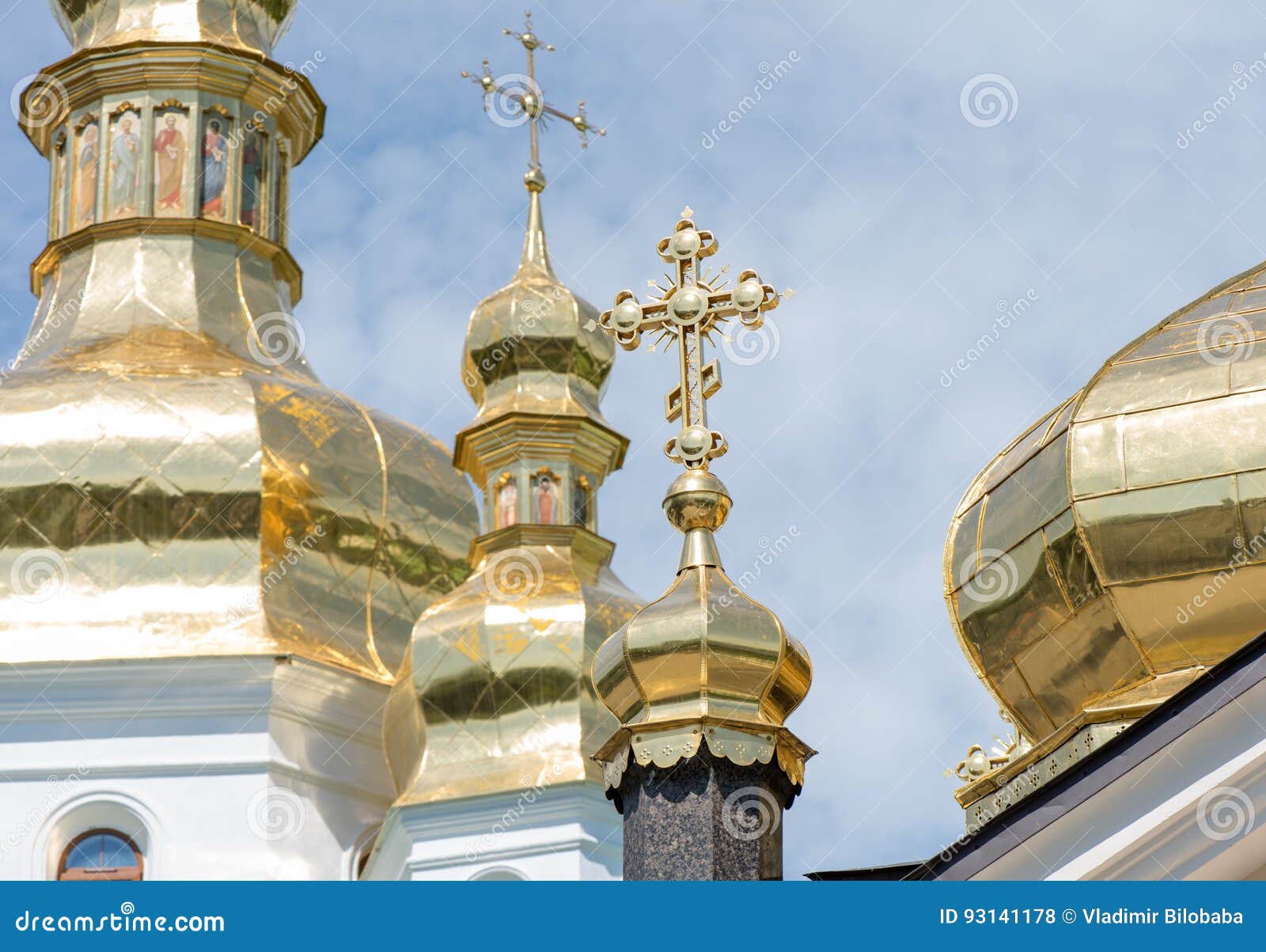 Cruces Cristianas Ortodoxas De Oro Foto de archivo - Imagen de ...