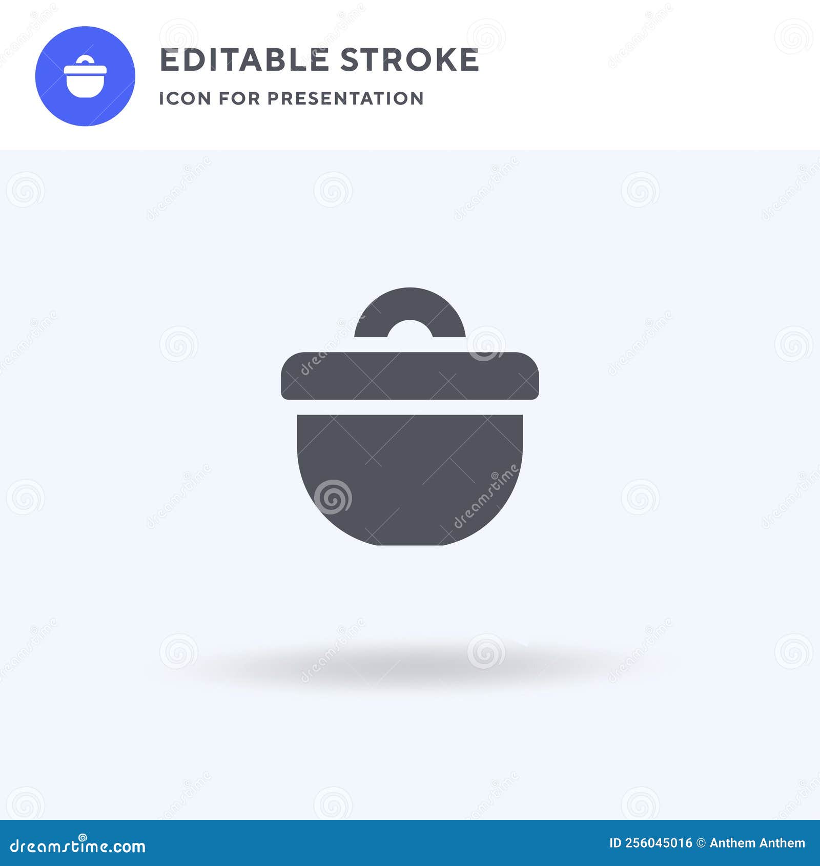 Crucible Icon Vector, Filled Flat Sign, Solid Pictogram Isolated on ...