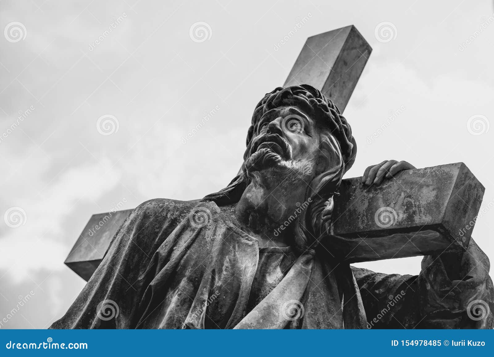 Crucified Statue Of The Prophet Jesus. Stock Photo | CartoonDealer.com ...