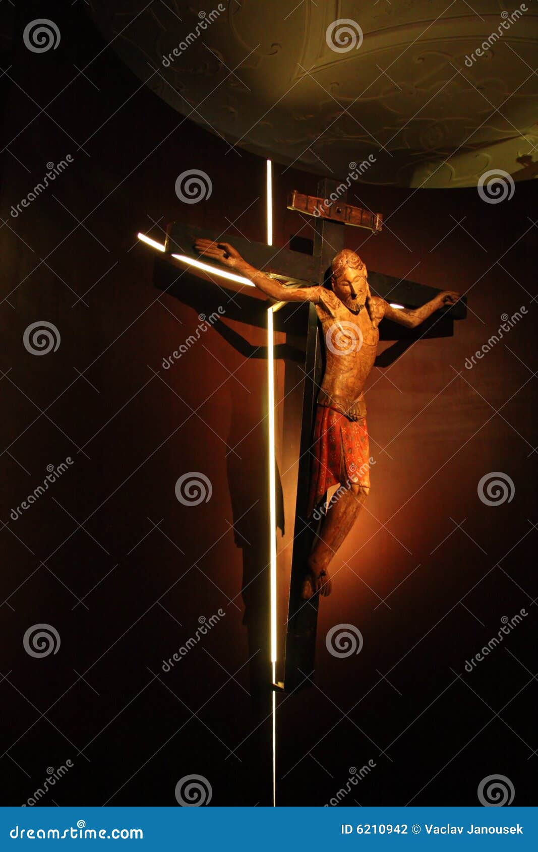 Crucifix stock photo. Image of church, cros, melk, jezus - 6210942