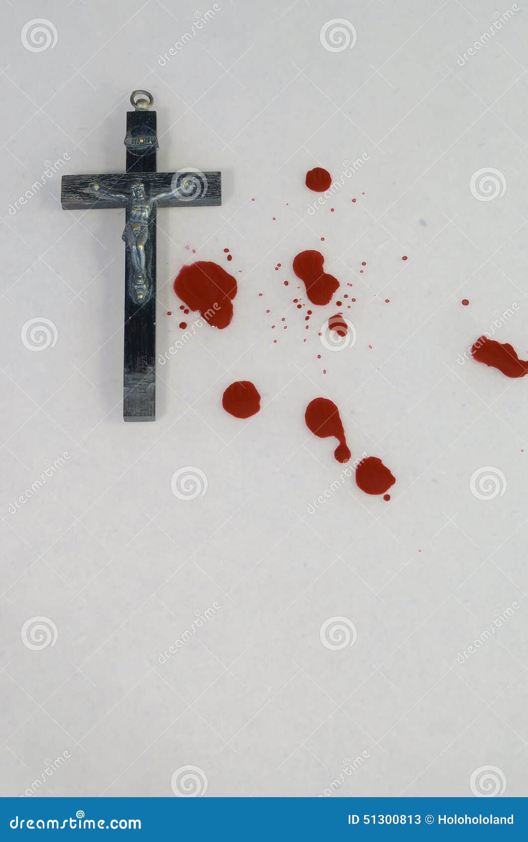 Crucifix and blood stock image. Image of jesus, background - 51300813