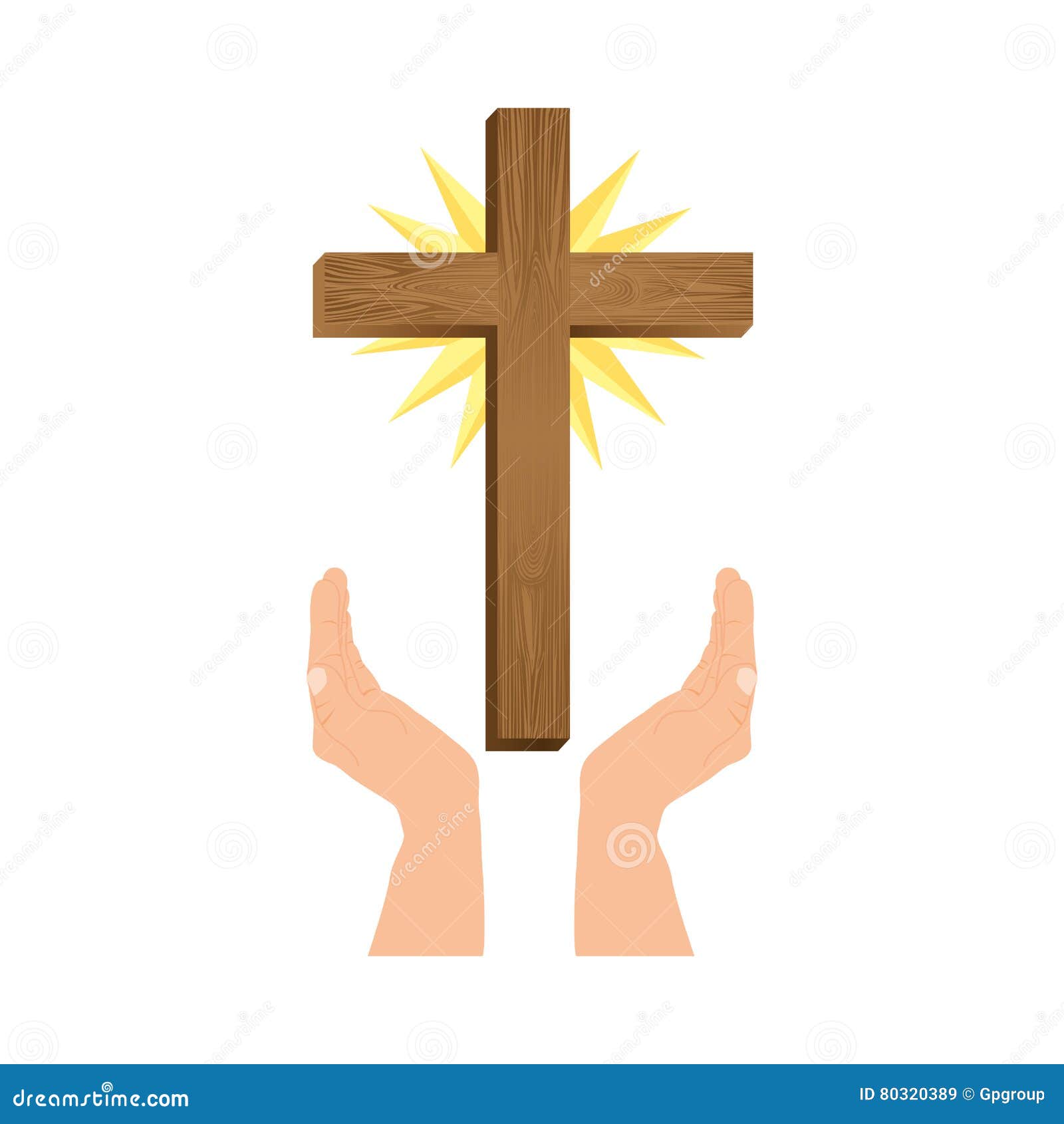 Crucifix Christian or Catholic Icon Image Stock Vector - Illustration ...