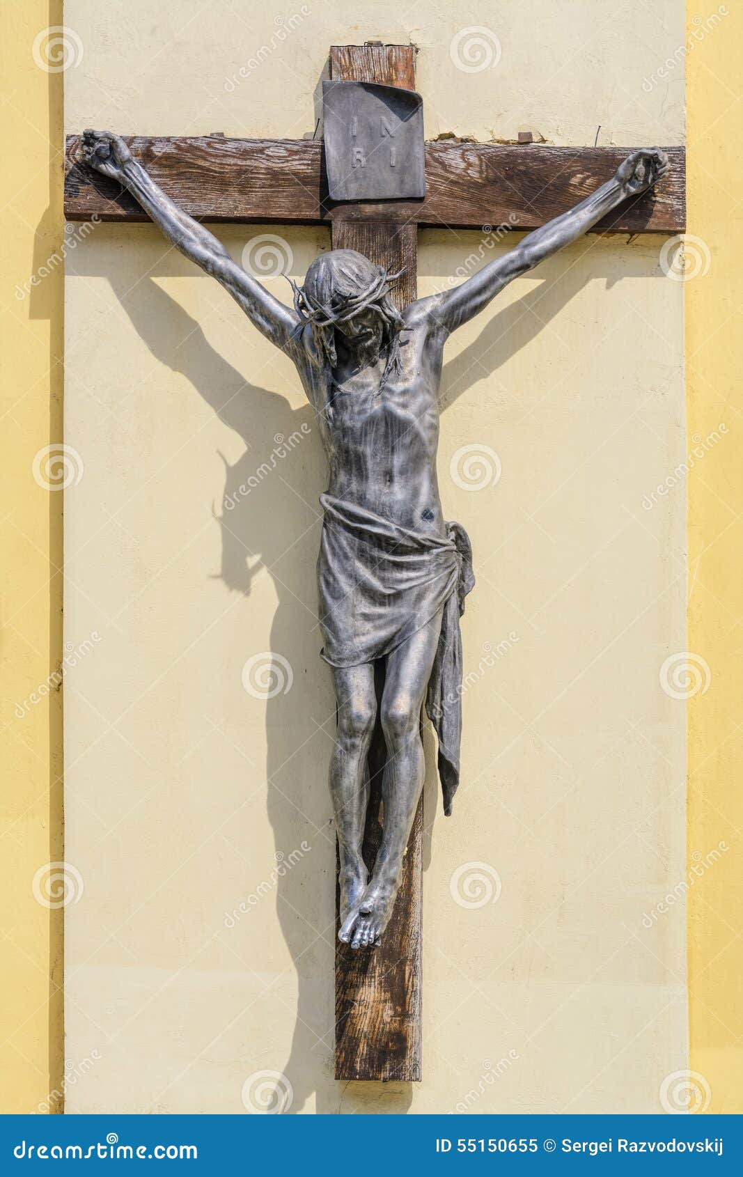 Crucifix stock image. Image of calvary, religion, christianity - 55150655