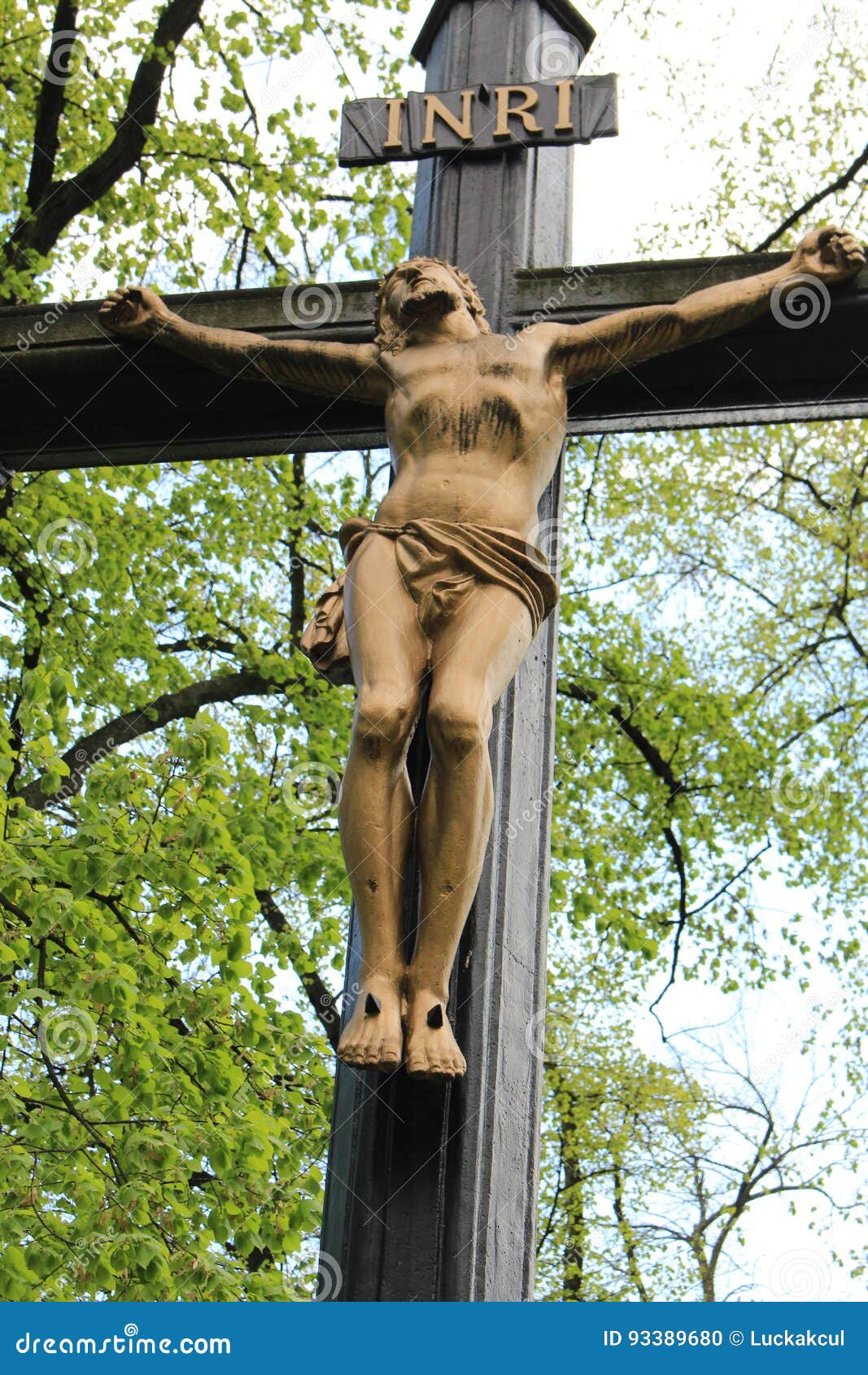 Crucifix stock photo. Image of saviour, savior, suffering - 93389680
