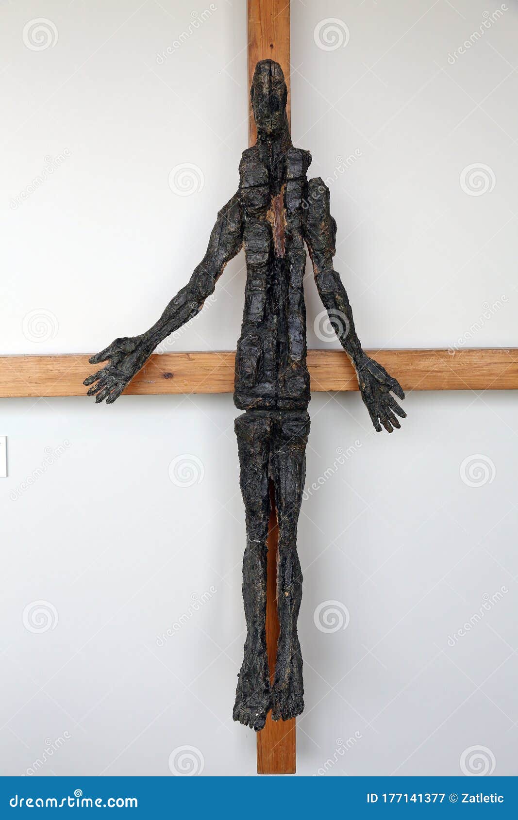 The Crucifix at the Sieger Koder Center in Rosenberg, Germany Editorial ...