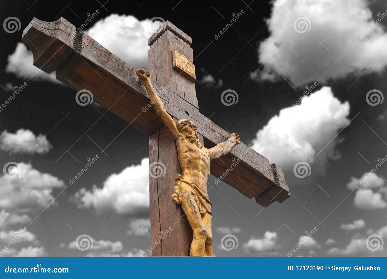 The crucifixion stock photo. Image of angle, easter, eternity - 17123190