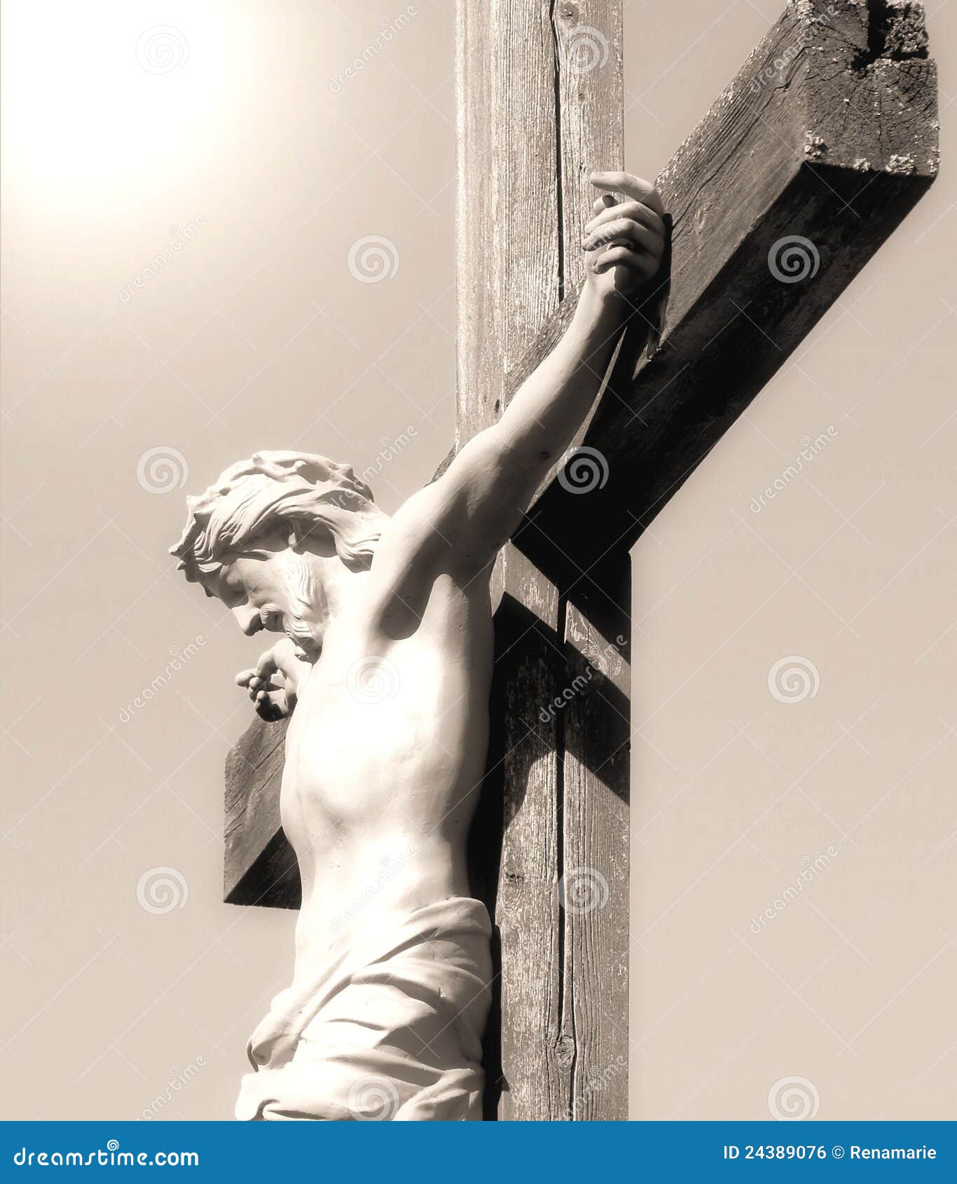 The Crucifixion stock photo. Image of nailed, hanging - 24389076