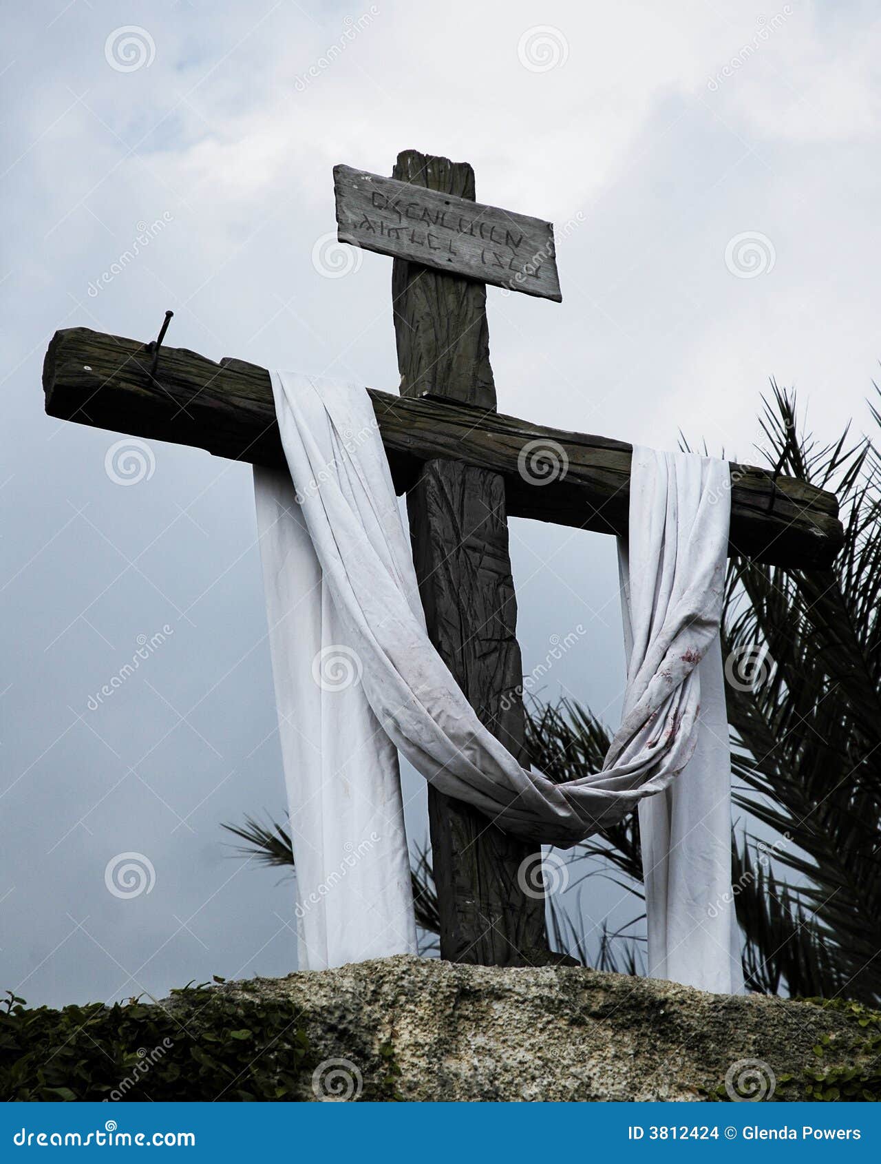 Crucifixion Cross stock photo. Image of israel, easter - 3812424
