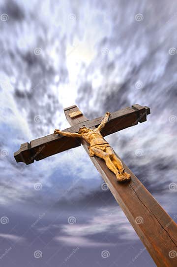 The Crucifixion from a Tree with Jesus S Stock Image - Image of gospel ...