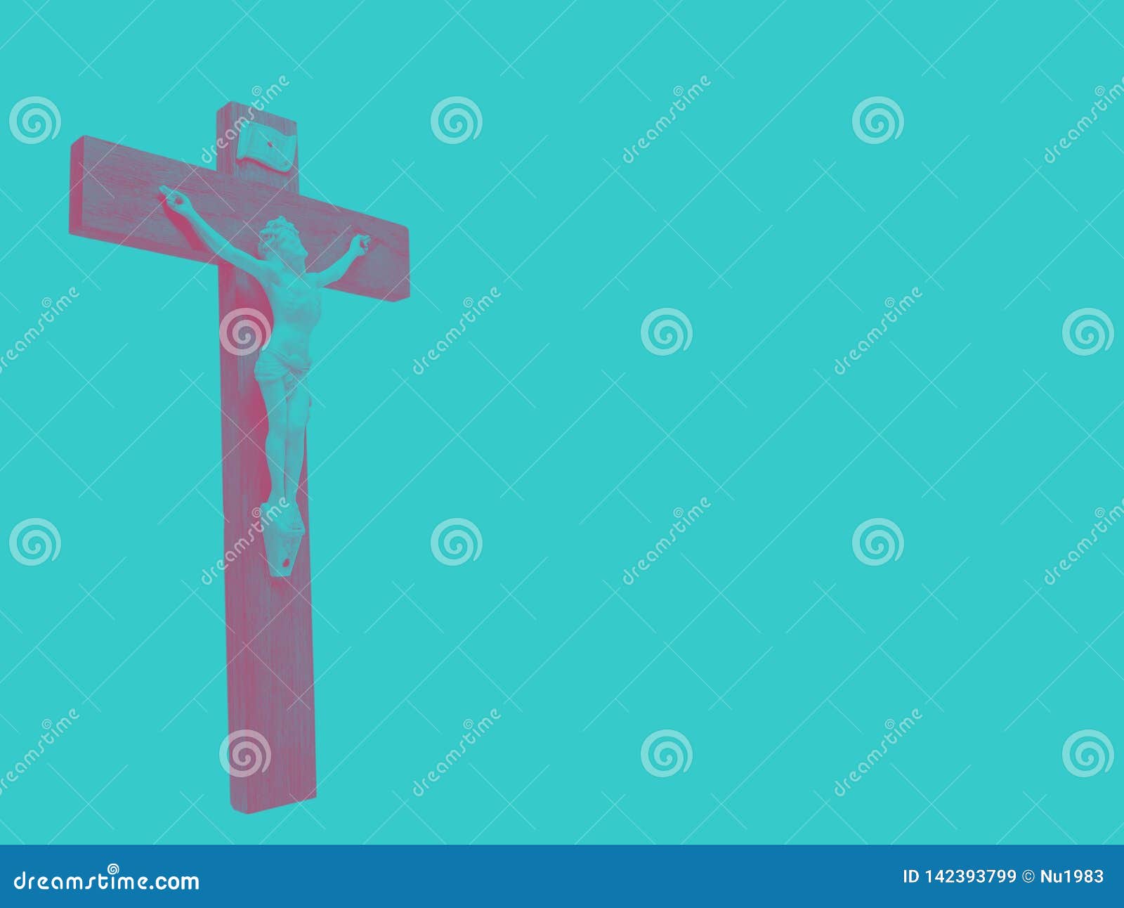 The Crucifixion from a Tree Jesus`s Gilt Figure Stock Image - Image of ...