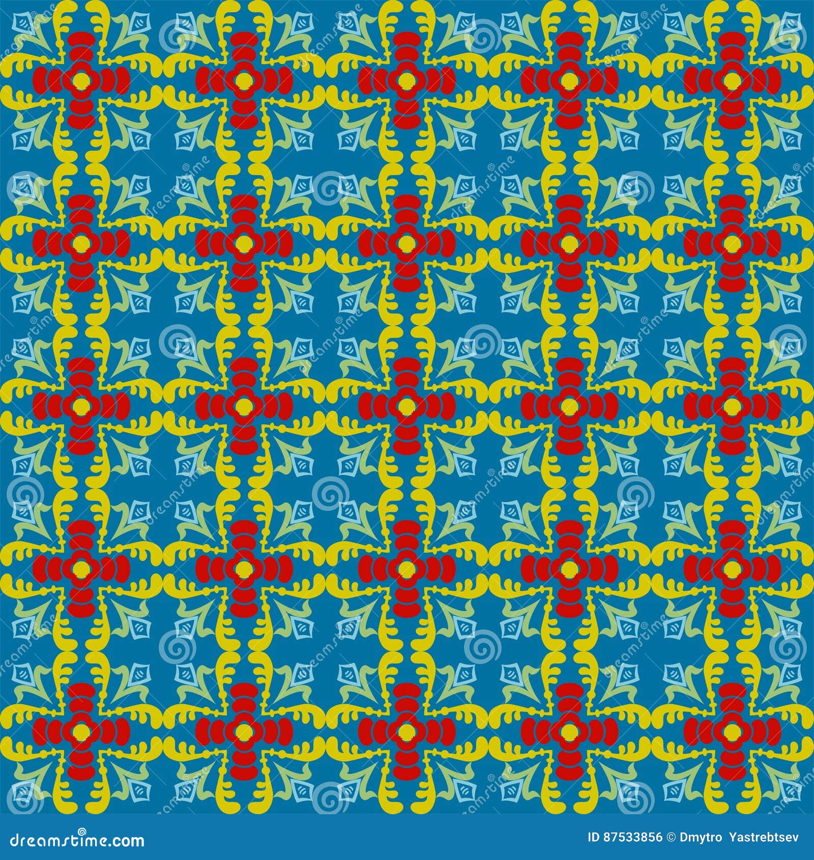 Cruciform square ornament stock vector. Illustration of design - 87533856