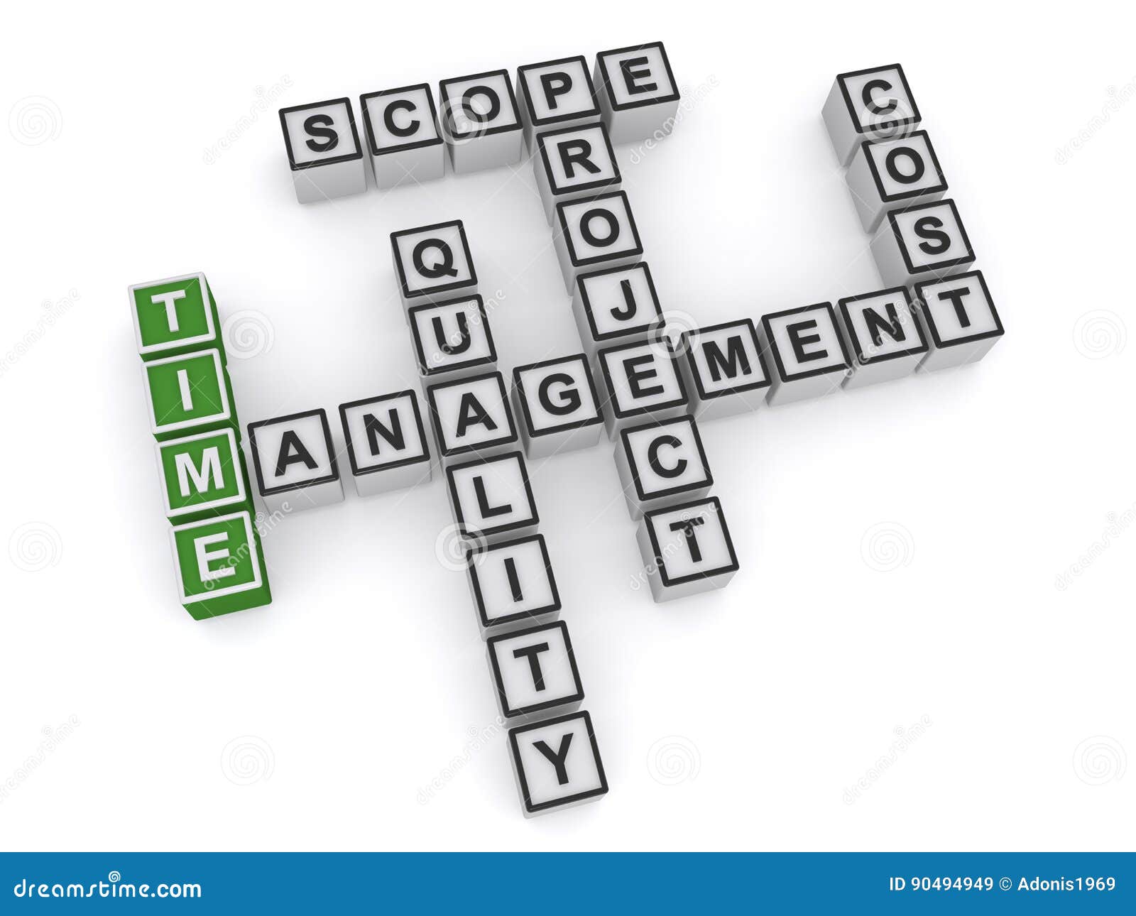 Crucigrama del tiempo stock de ilustración. Ilustración de alcance ...