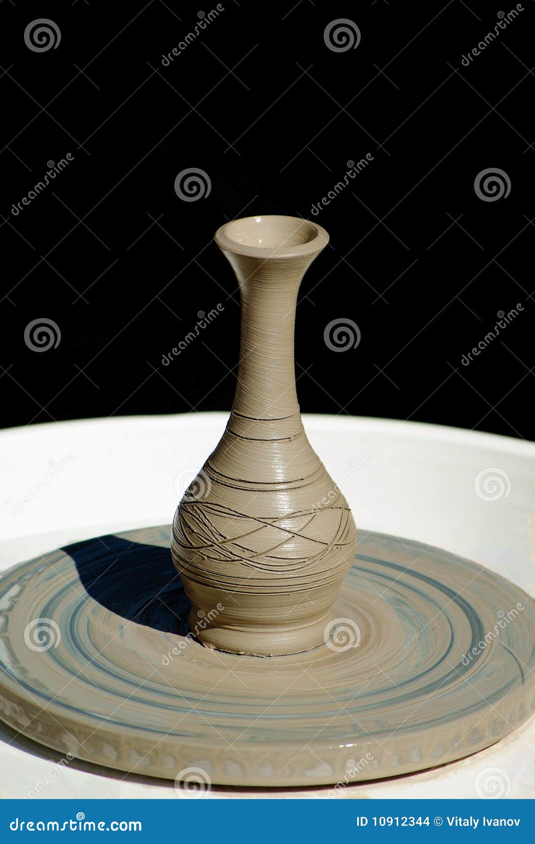 Crude clay pot stock photo. Image of manual, crockery - 10912344