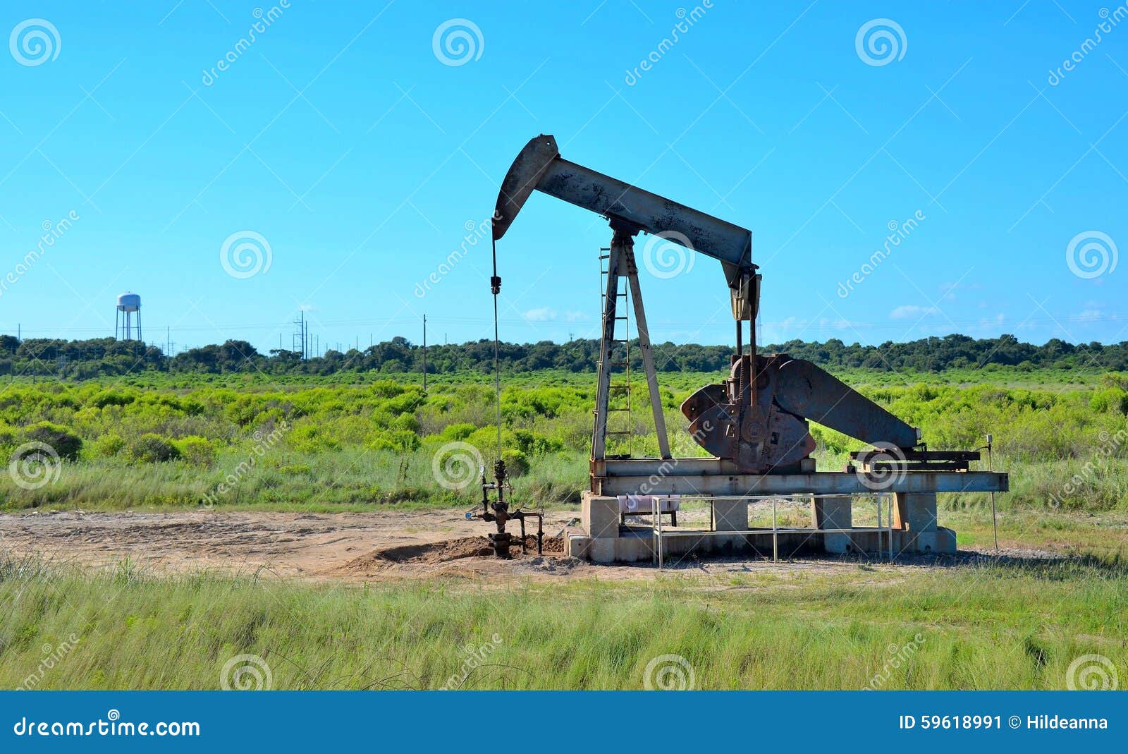 Crude oil pump stock image. Image of extract, texas, jack - 59618991