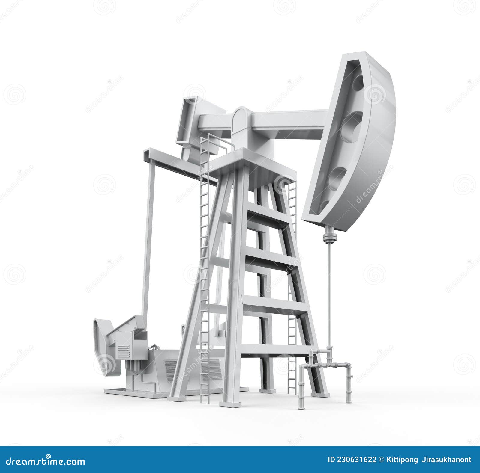 Crude Oil Pump Or Oil Rig Royalty-Free Stock Photo | CartoonDealer.com ...