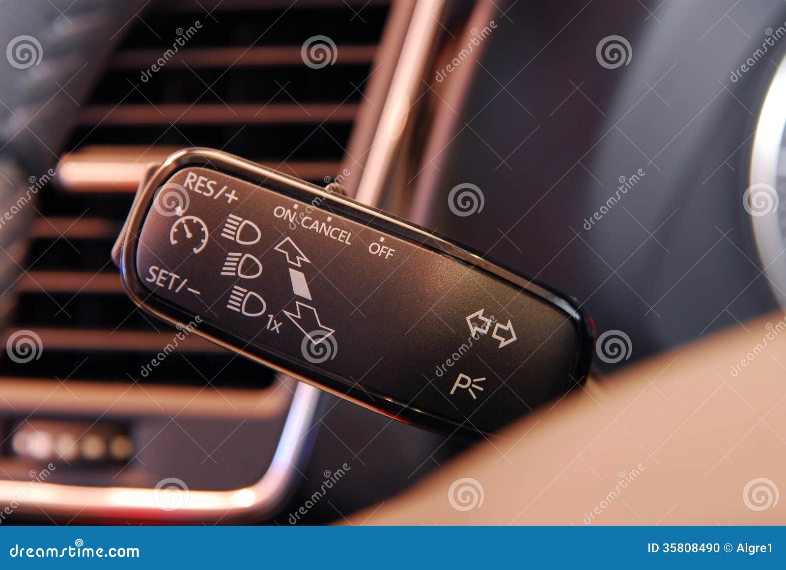 Cruise Control Button, and Car Lighting Switch Stock Photo - Image of ...