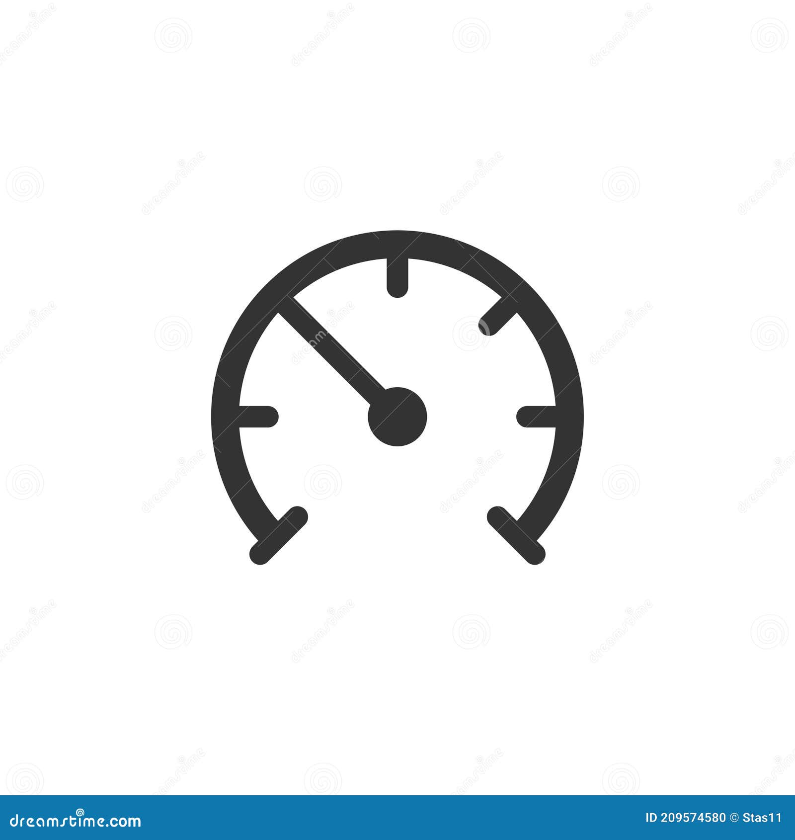Cruise Control Icon in Simple Design. Vector Illustration Stock Vector ...