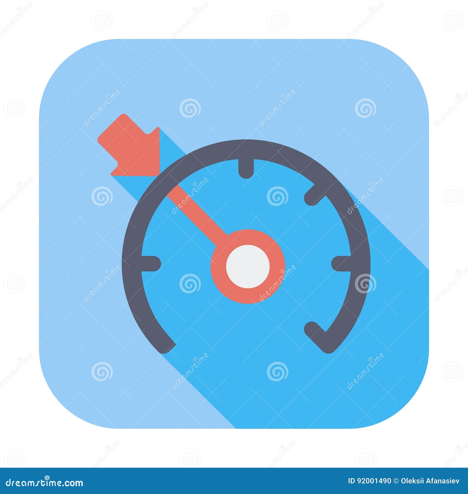 Cruise control stock vector. Illustration of wheel, icon - 92001490