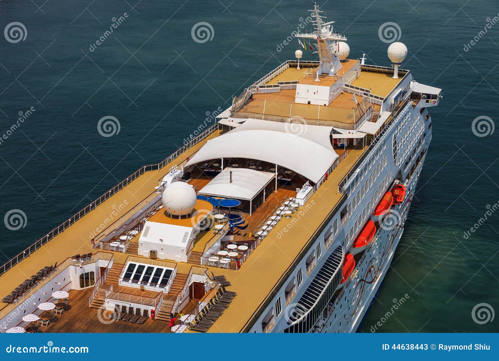 Cruise Deck stock image. Image of travel, ship, ocean - 44638443