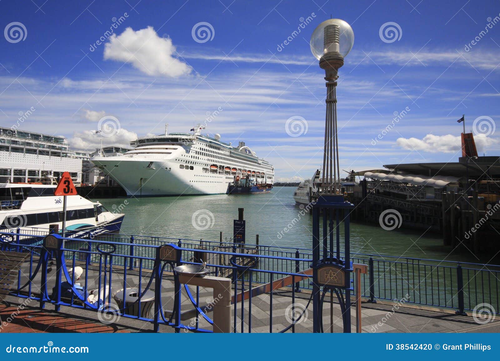 Cruise Liner at Dock editorial image. Image of modern - 38542420