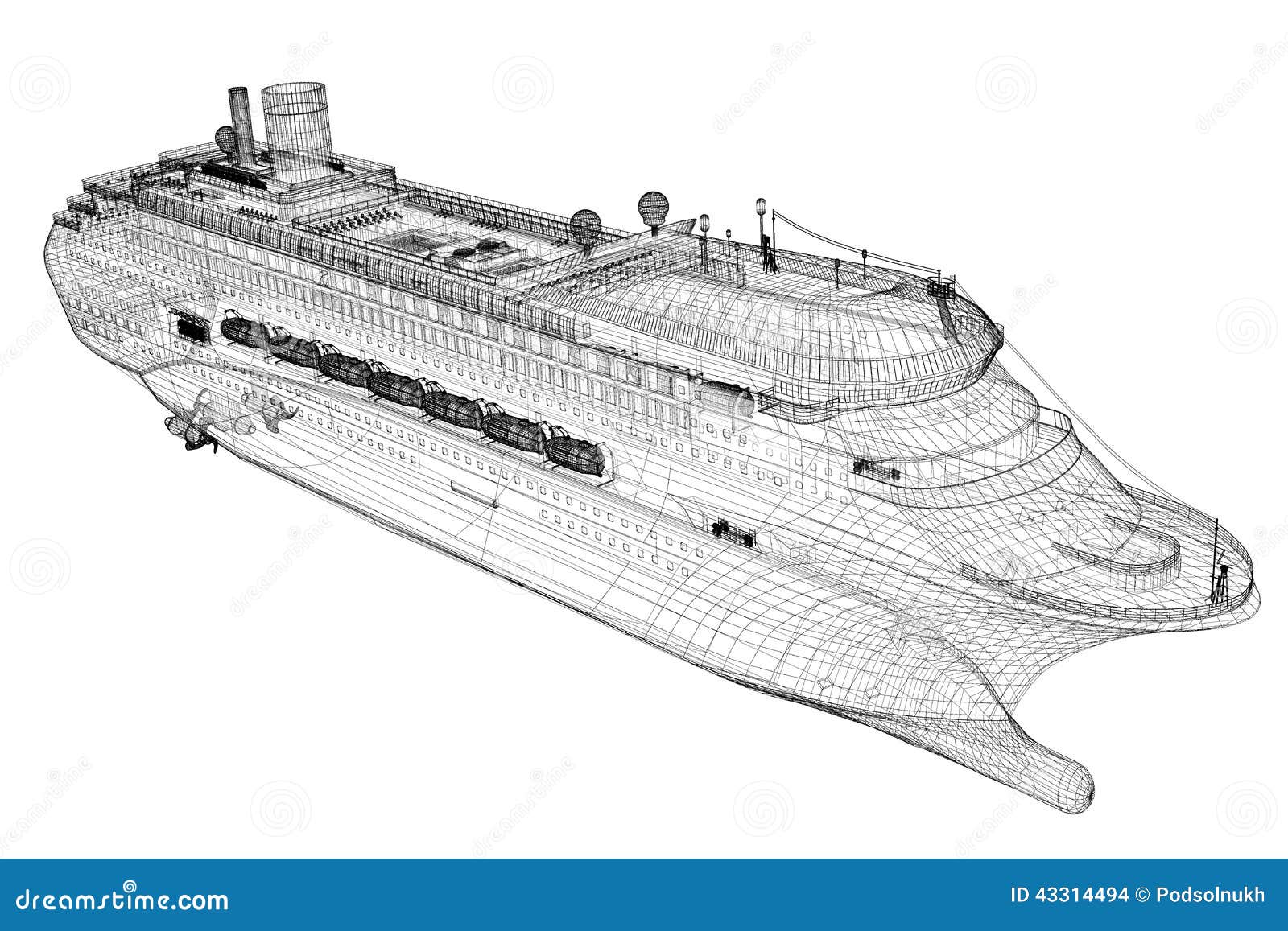 Cruise Liner Stock Photo - Image: 43314494