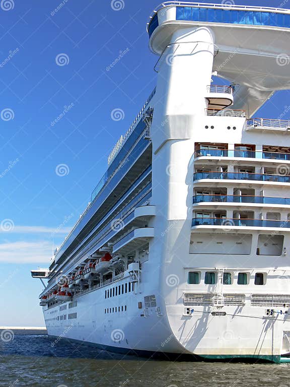 Cruise liner stern stock photo. Image of marina, details - 15325846