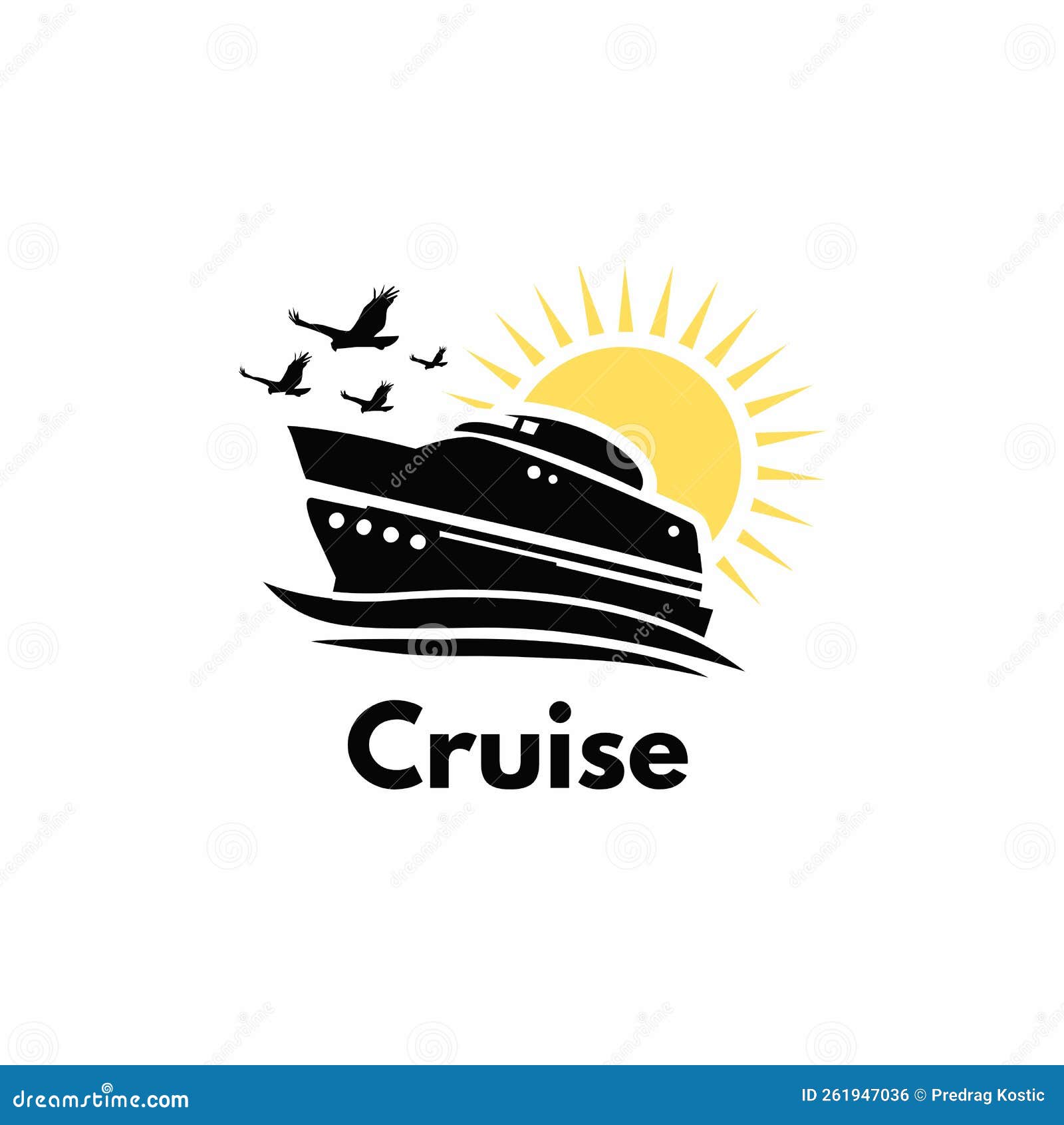 Cruise logo stock illustration. Illustration of font - 261947036