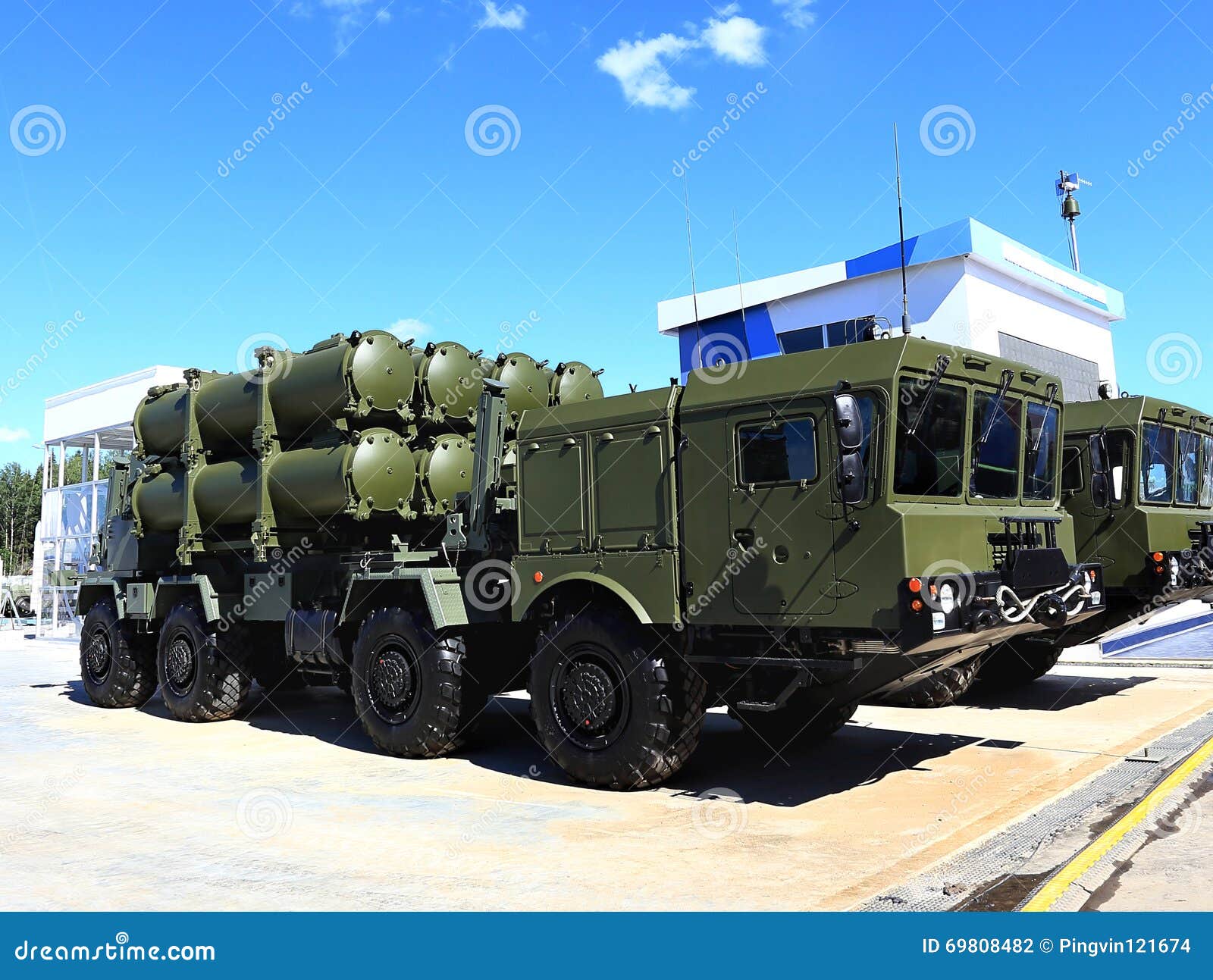 Cruise Missiles On Transport Carts Stock Photography | CartoonDealer ...